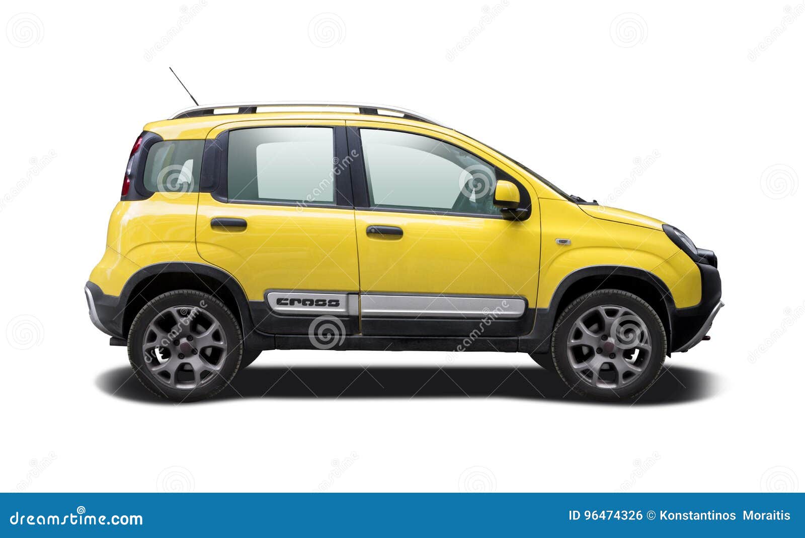 Fiat Panda cross stock photo. Image of italian, road - 96474326