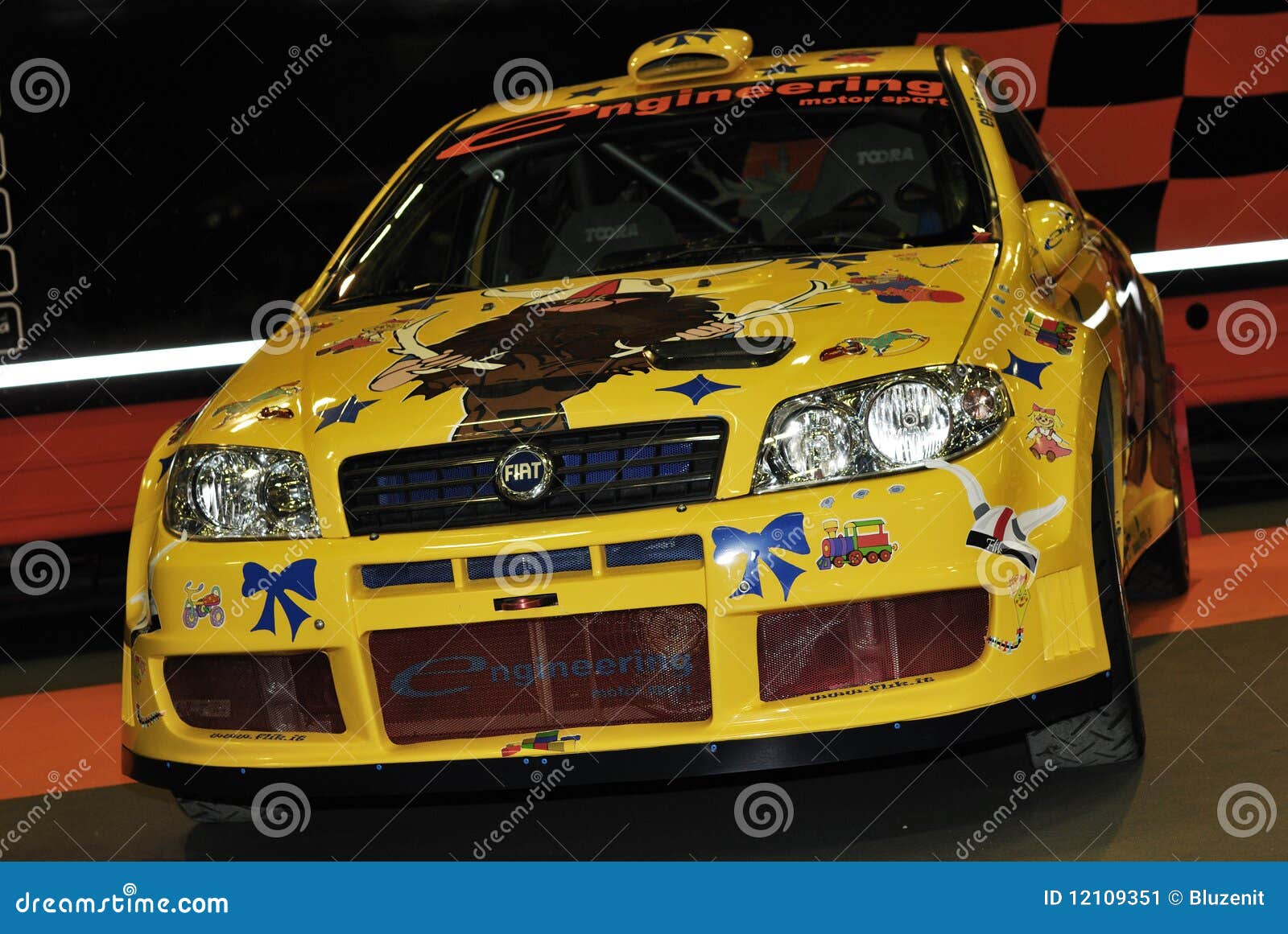 Fiat punto rally kit editorial photo. Image of edition - 12109351