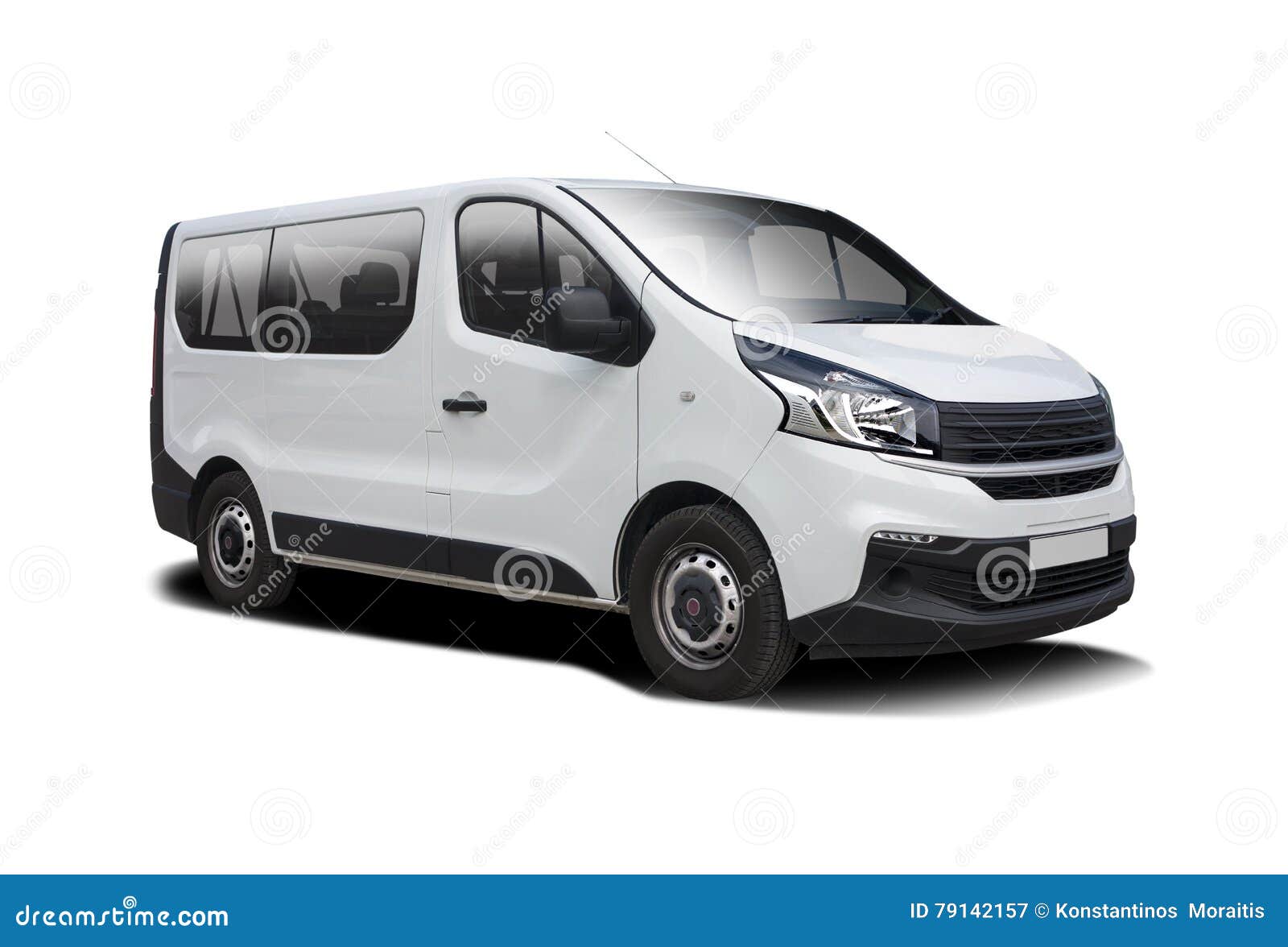 Fiat Talento white van stock image. Image of tourism - 79142157