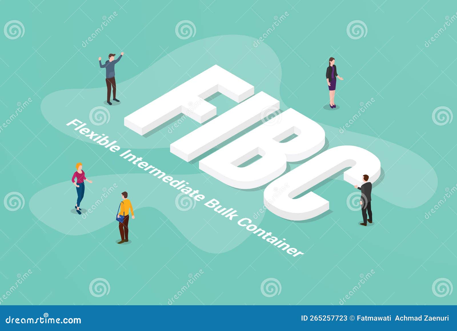 Fibc Flexible Intermediate Bulk Container Big Text Word And People ...