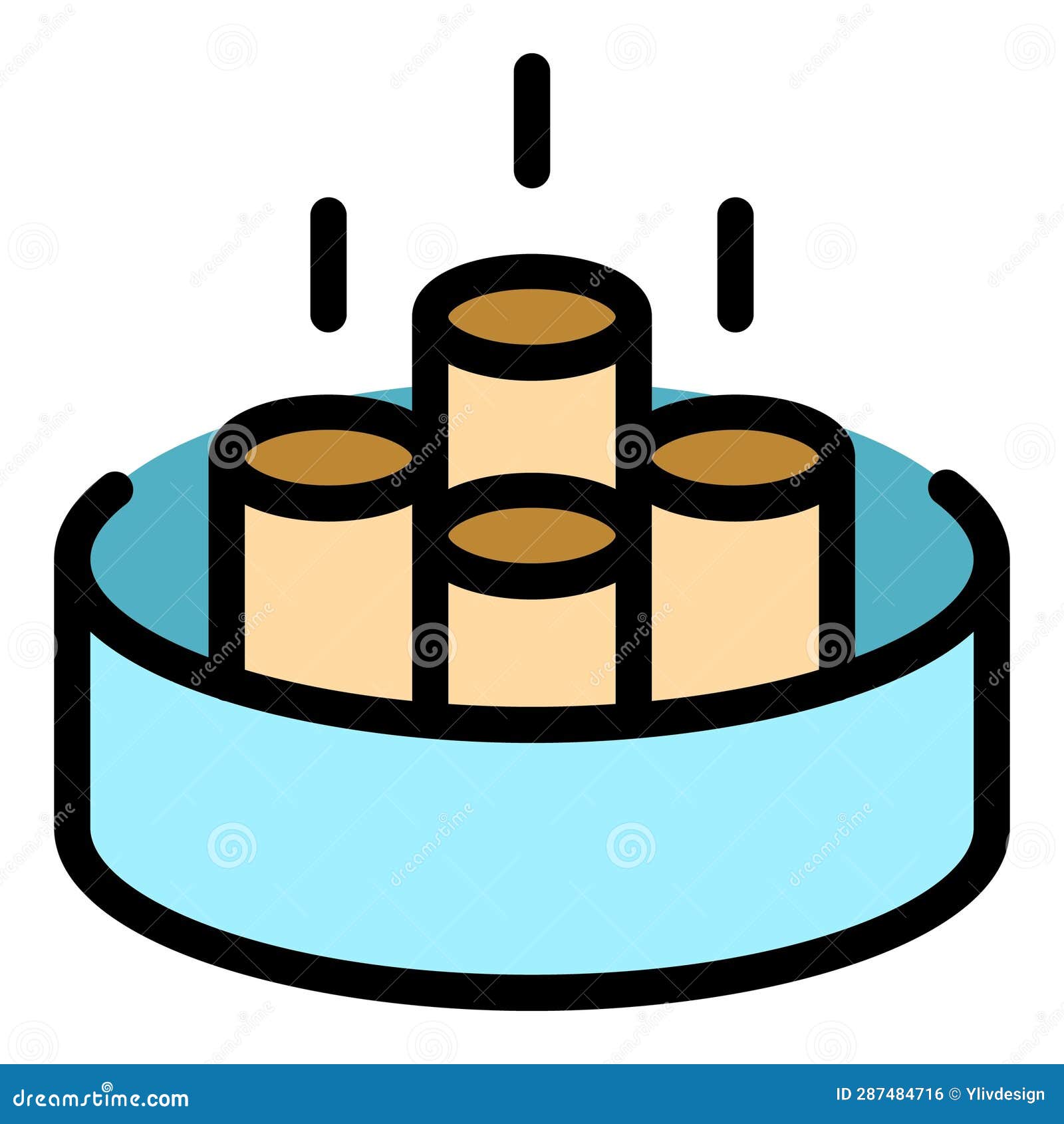 Fiber Bandwidth Icon Vector Flat Stock Illustration - Illustration of ...