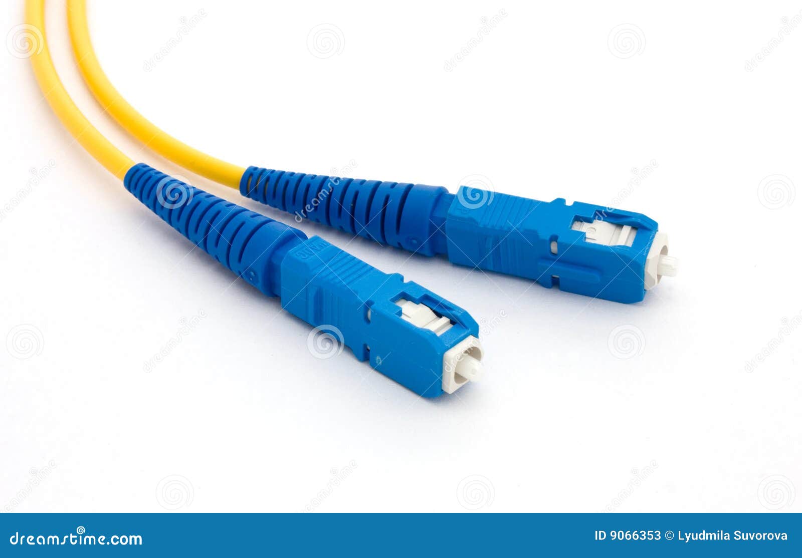 Fiber cable stock image. Image of communication, isolated - 9066353