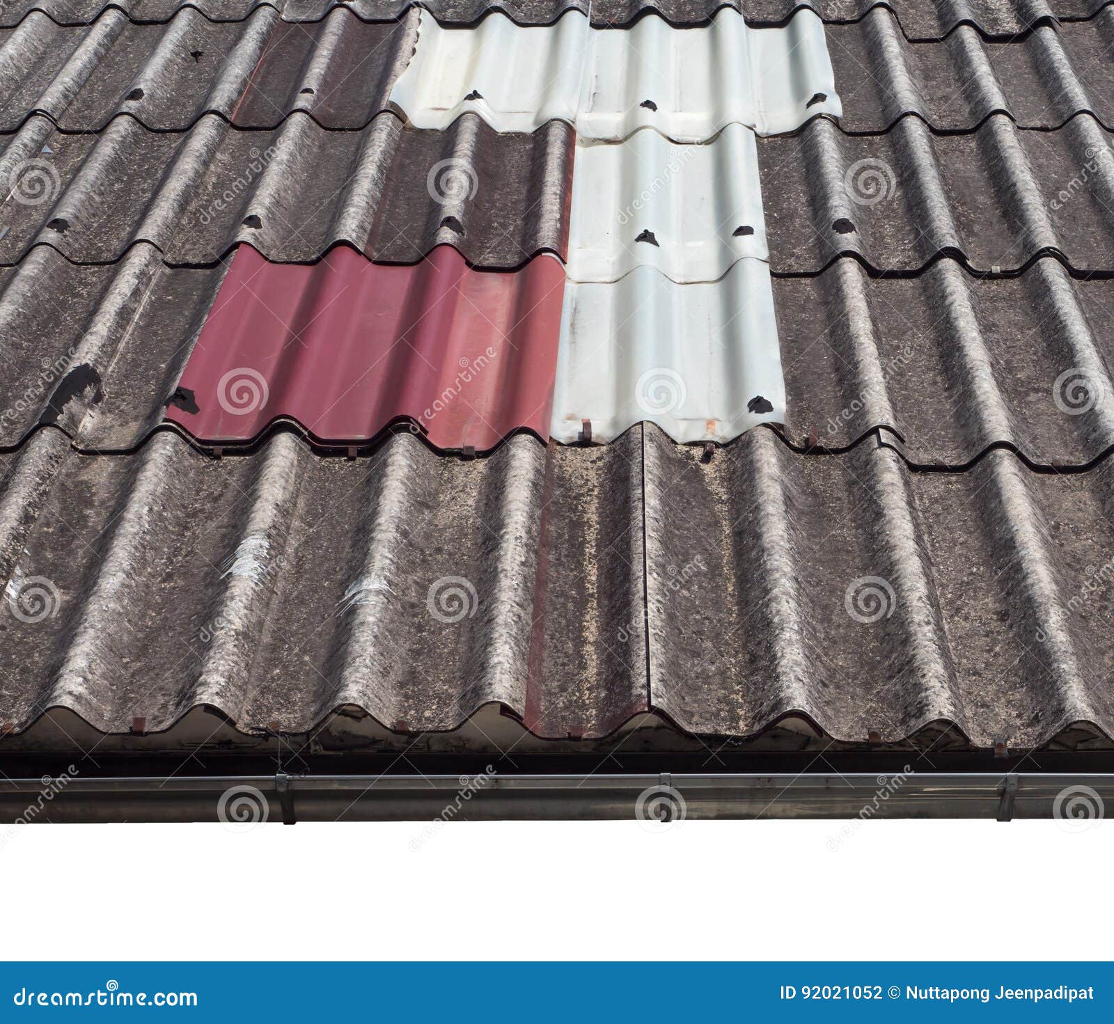 Fiber cement roof sheet stock photo. Image of design - 92021052