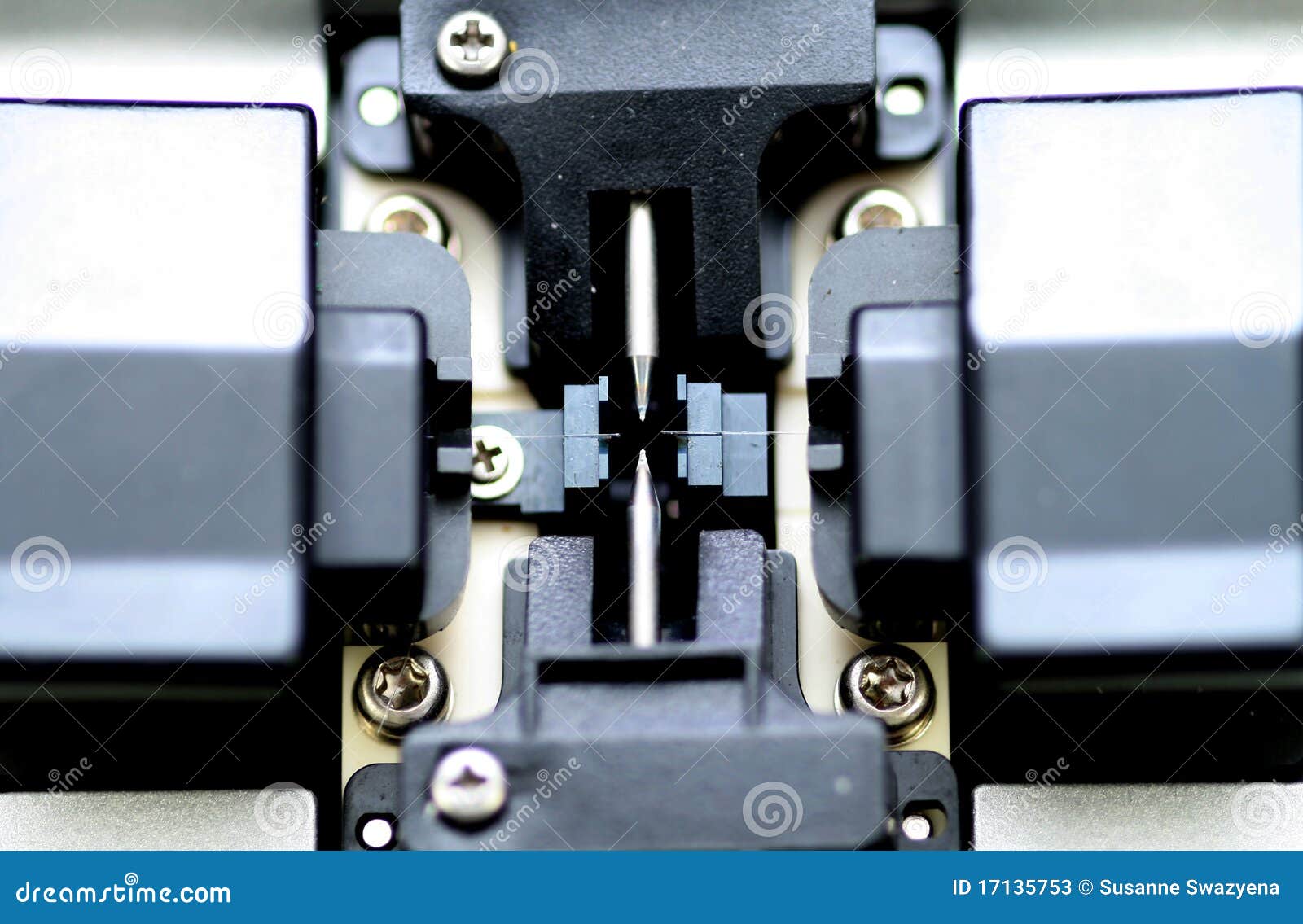 Fiber Glass Splicing Device (Detail) Stock Image - Image of cable, work ...