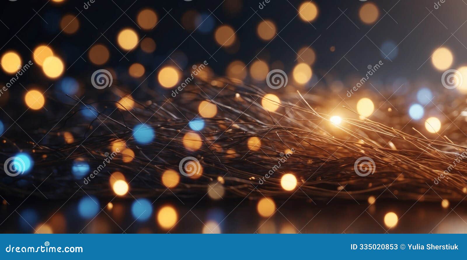 Fiber Light Internet Speed Concept Background. Stock Image - Image of ...