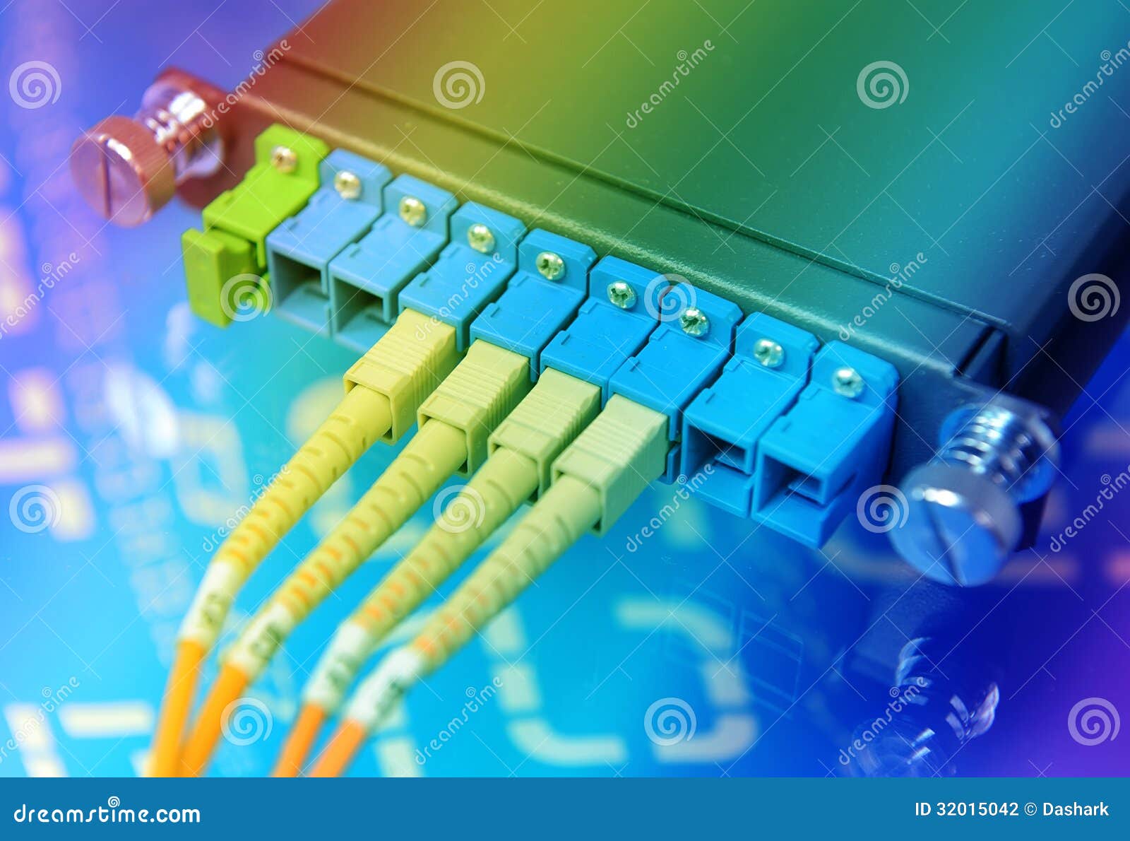 Fiber Network Server stock photo. Image of equipments - 32015042