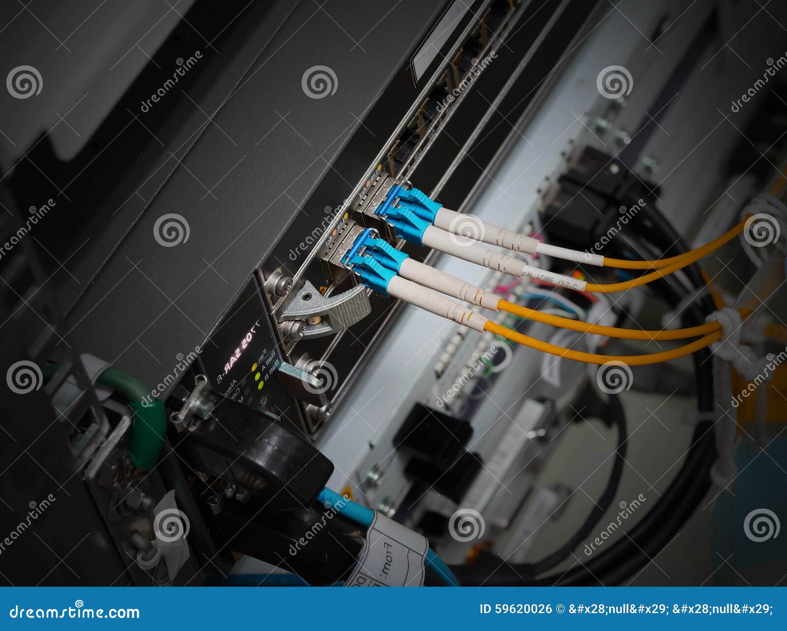 Fiber optic stock photo. Image of cable, network, server - 59620026