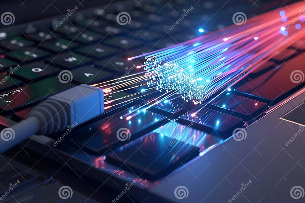 Fiber Optic Cable for Connecting To a Computer, Technology for ...