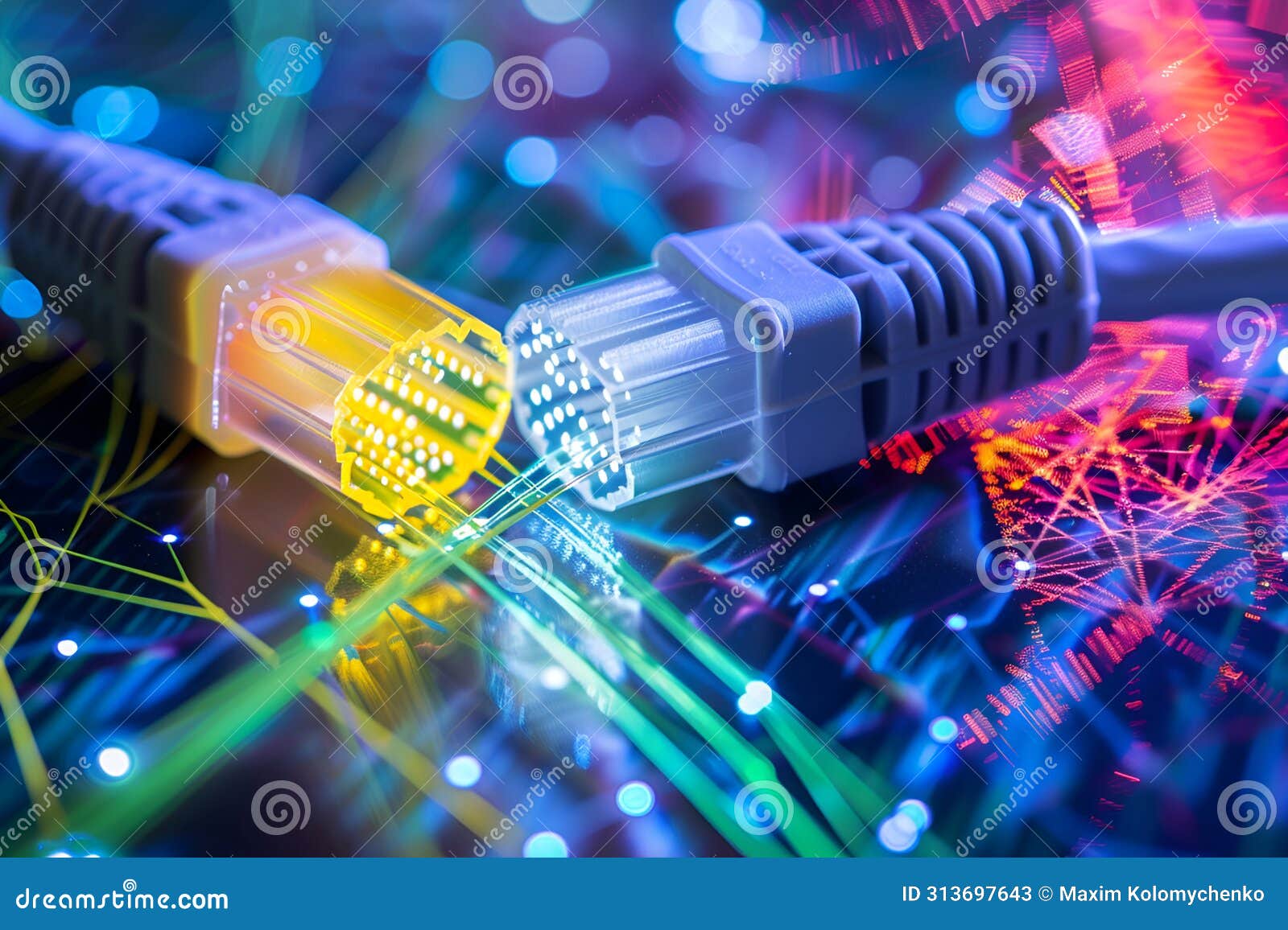 Fiber Optic Cable for Connecting To a Computer, Technology for ...