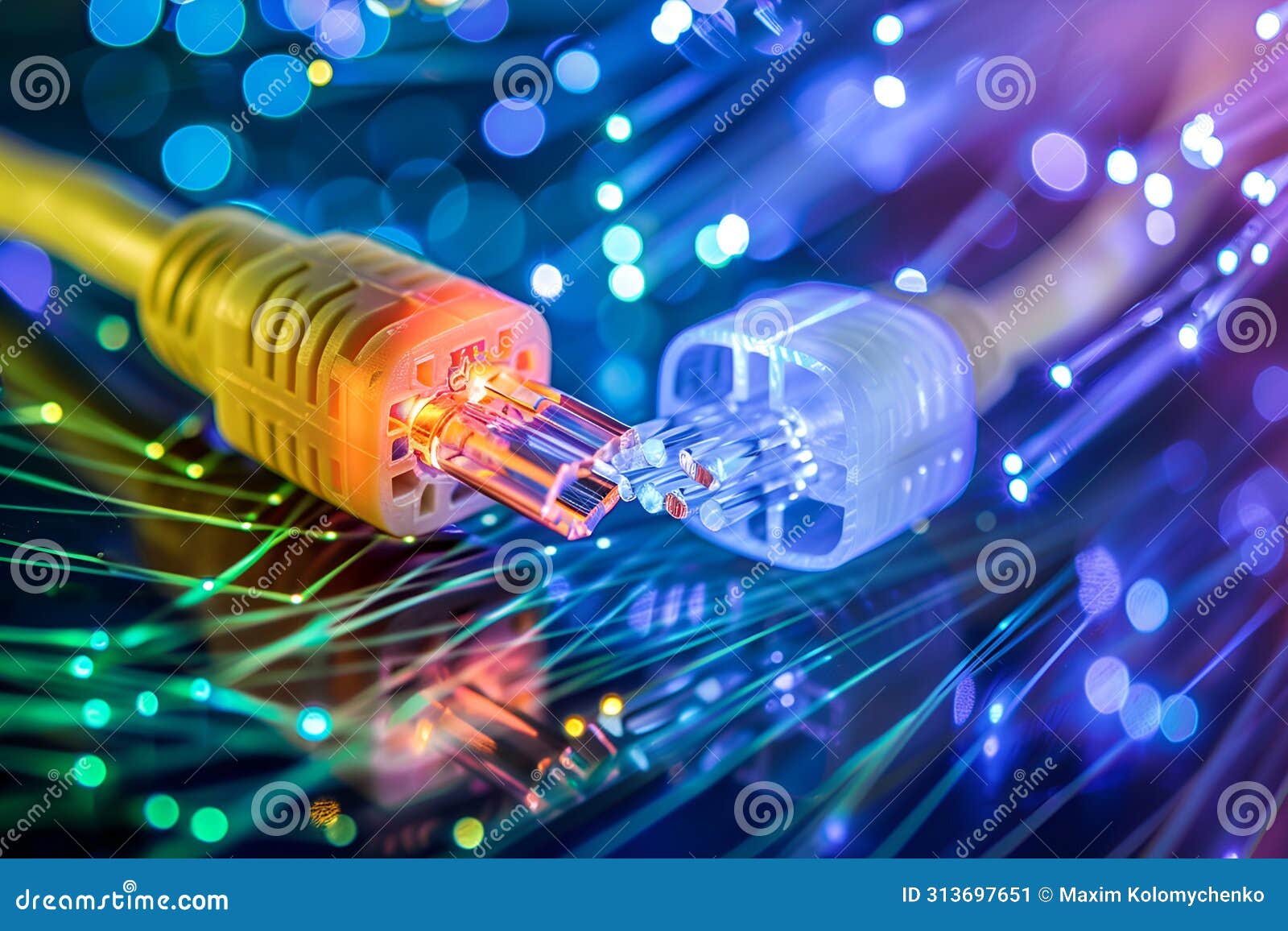 Fiber Optic Cable for Connecting To a Computer, Technology for ...
