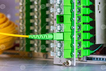 Fiber Optic Cable with Distribution Frame of Passive Optical Network ...