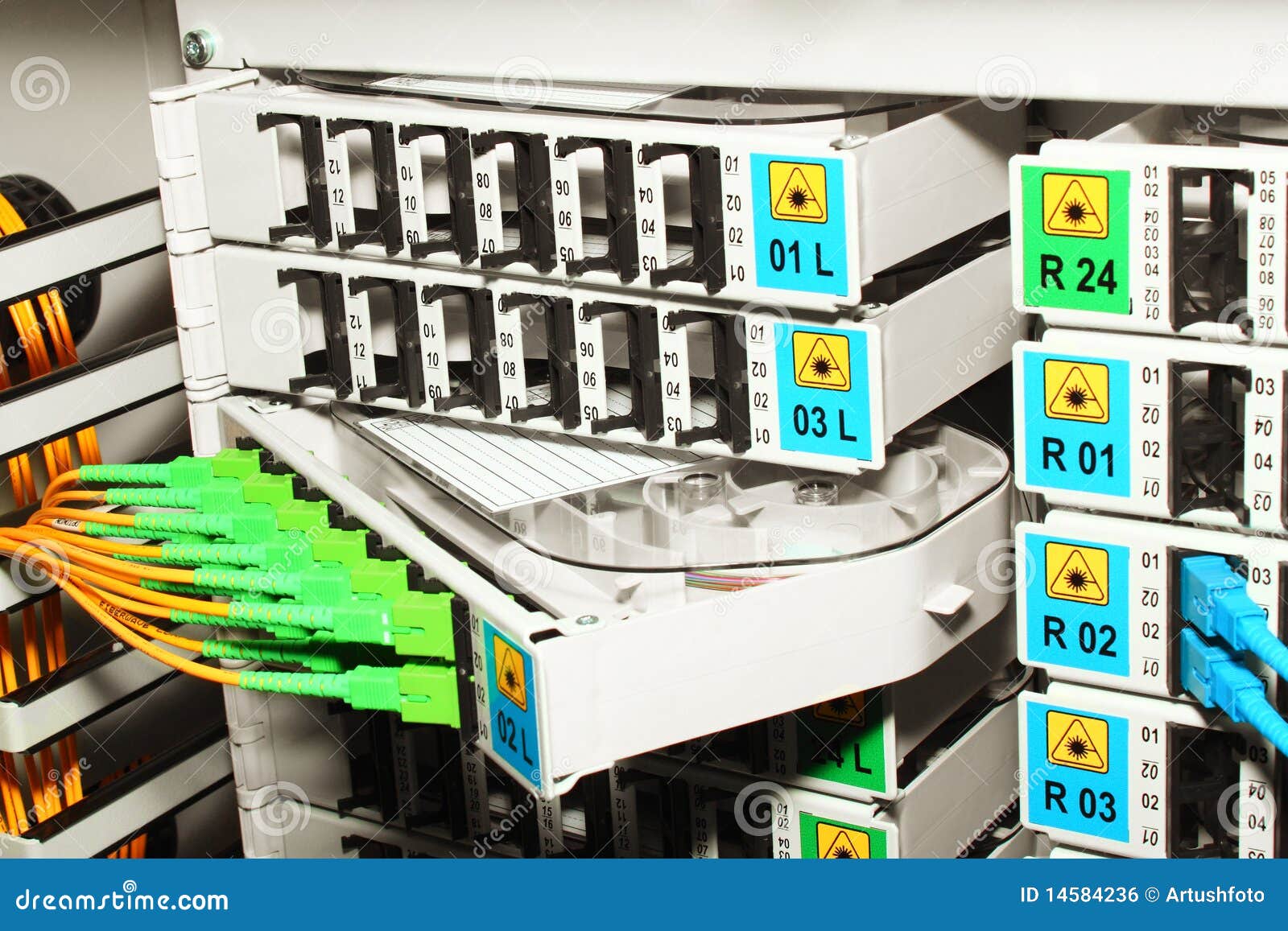 Fiber Optic Cable Management System Photos - Free & Royalty-Free Stock ...