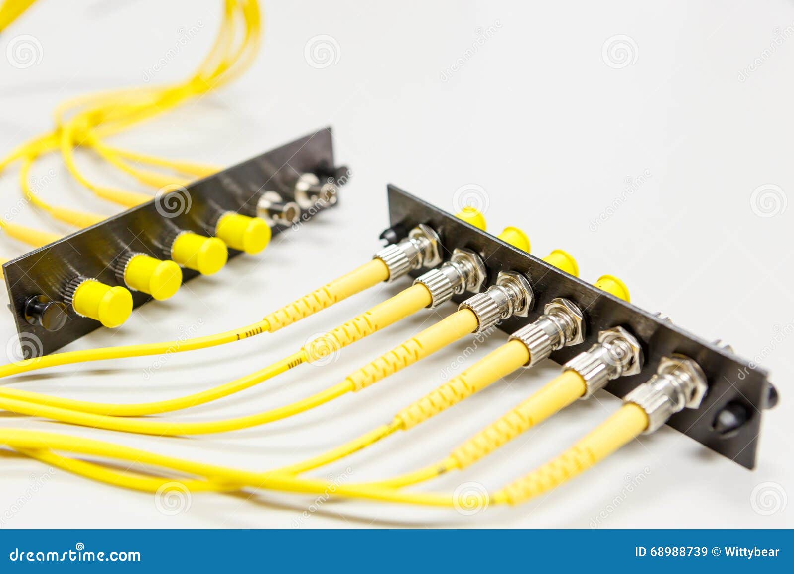 Fiber Optic Cable for Network System Stock Image - Image of networking ...