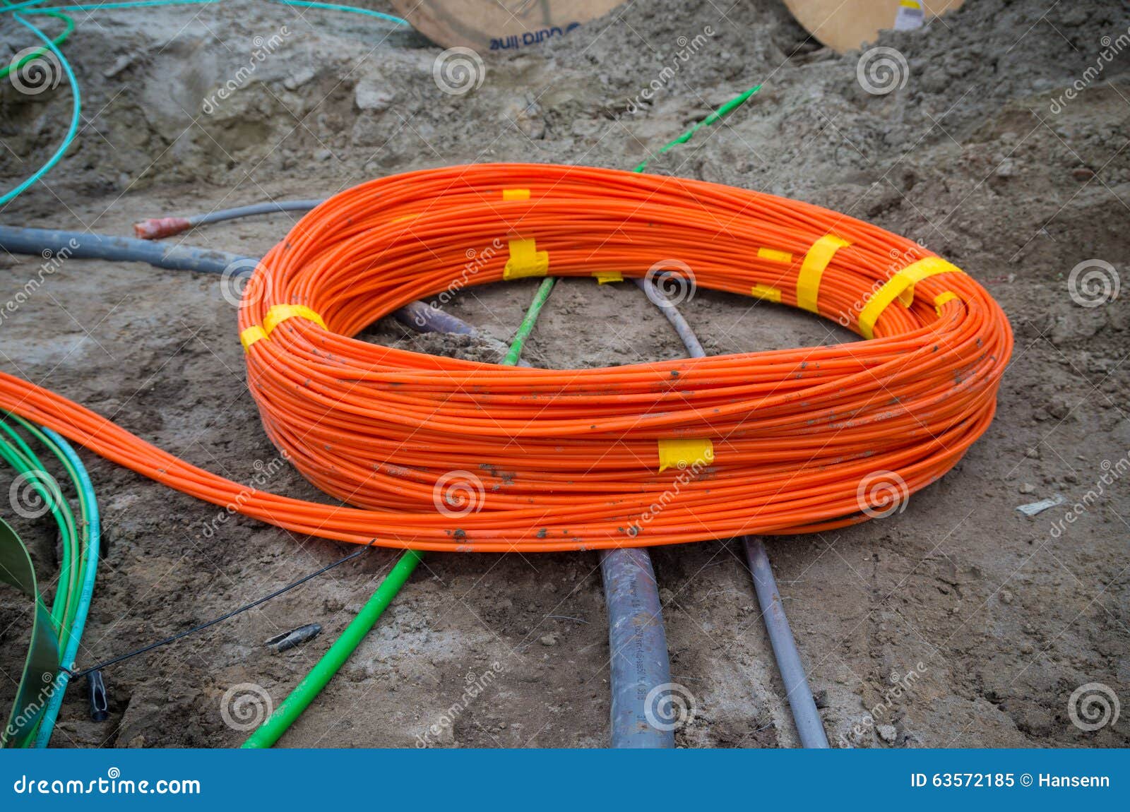 Fiber optic cable stock image. Image of optic, speed - 63572185