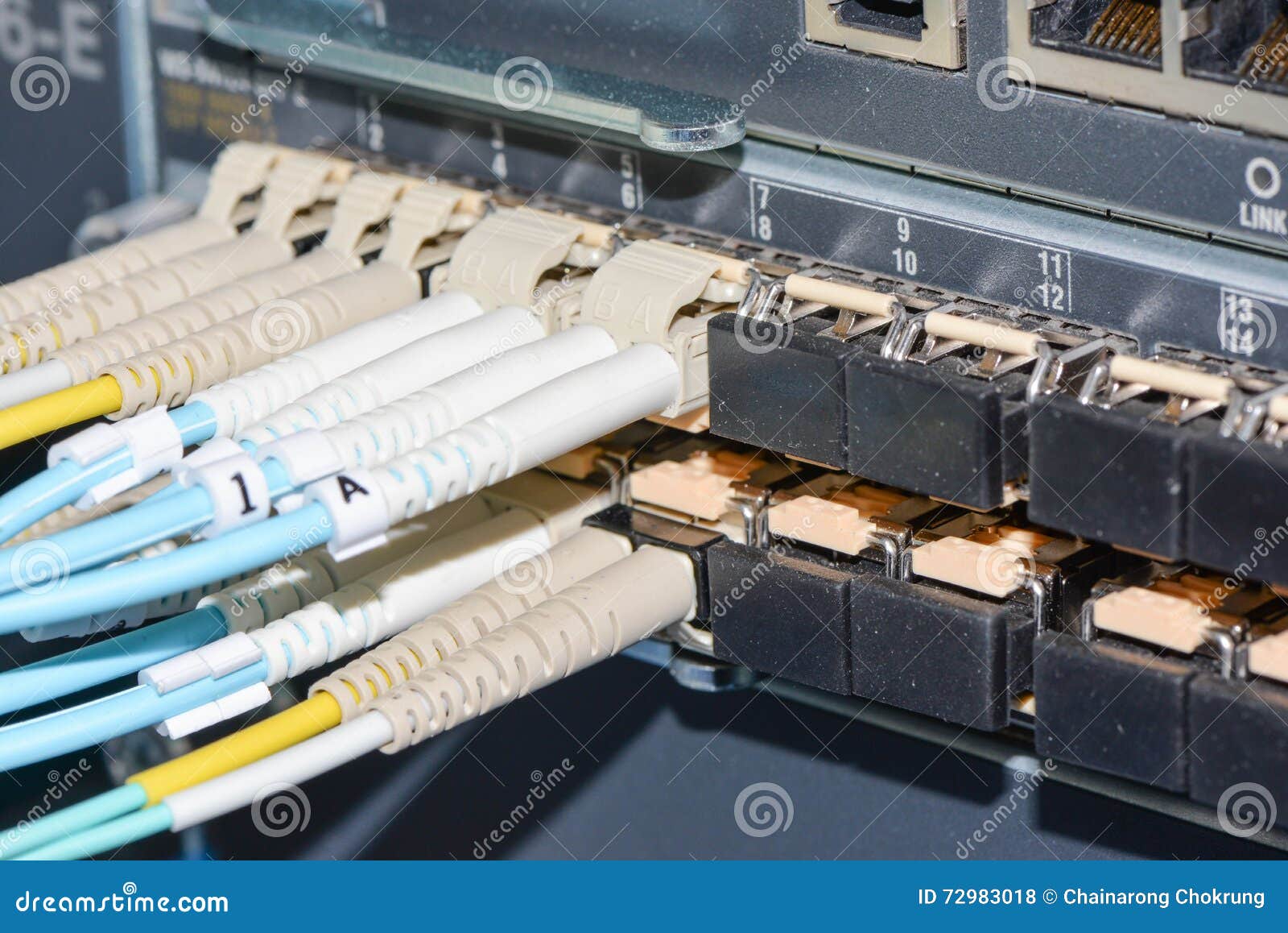 Fiber optic cable stock photo. Image of device, broadband - 72983018