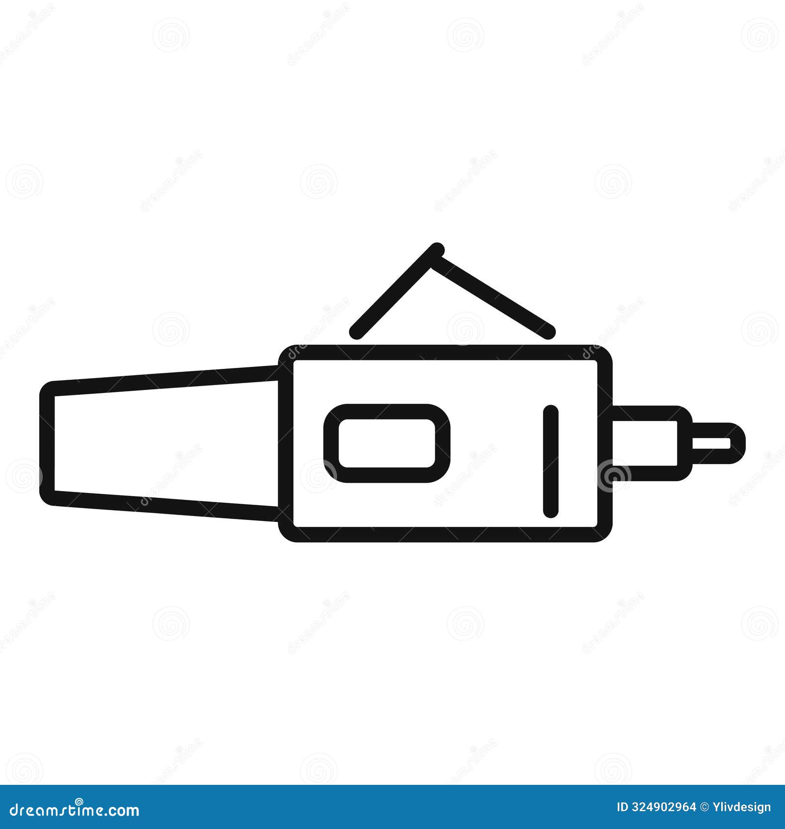 Fiber Optic Cable Splicing Machine Icon Showing Optical Fiber ...