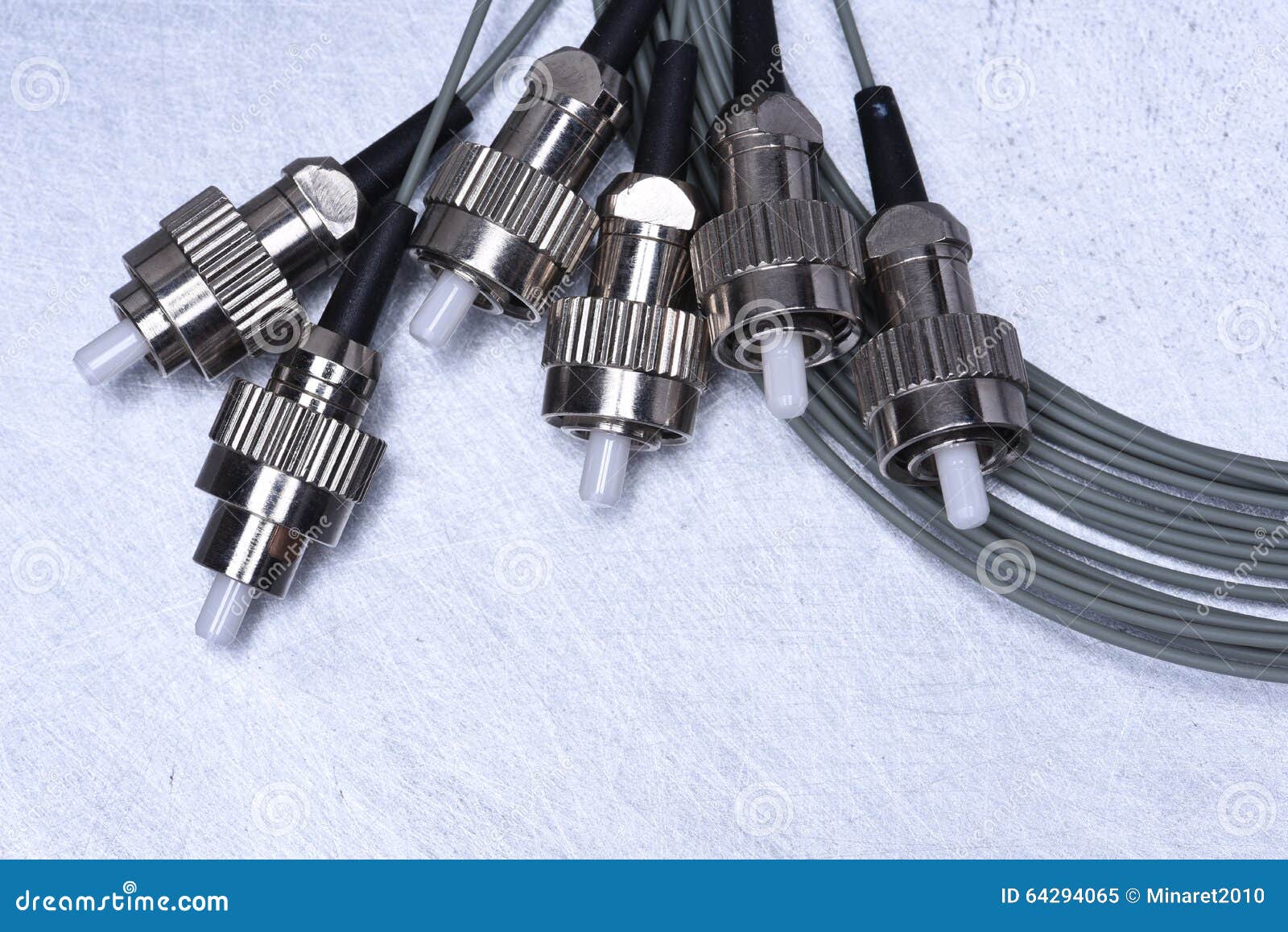 Fiber Optic Cable in Telecommunication Networks Stock Image - Image of ...