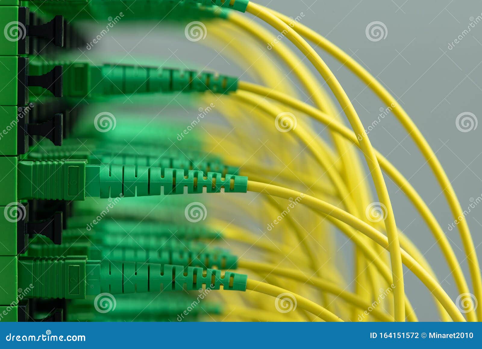 Fiber Optic Cables in Data Center Stock Photo - Image of industry ...