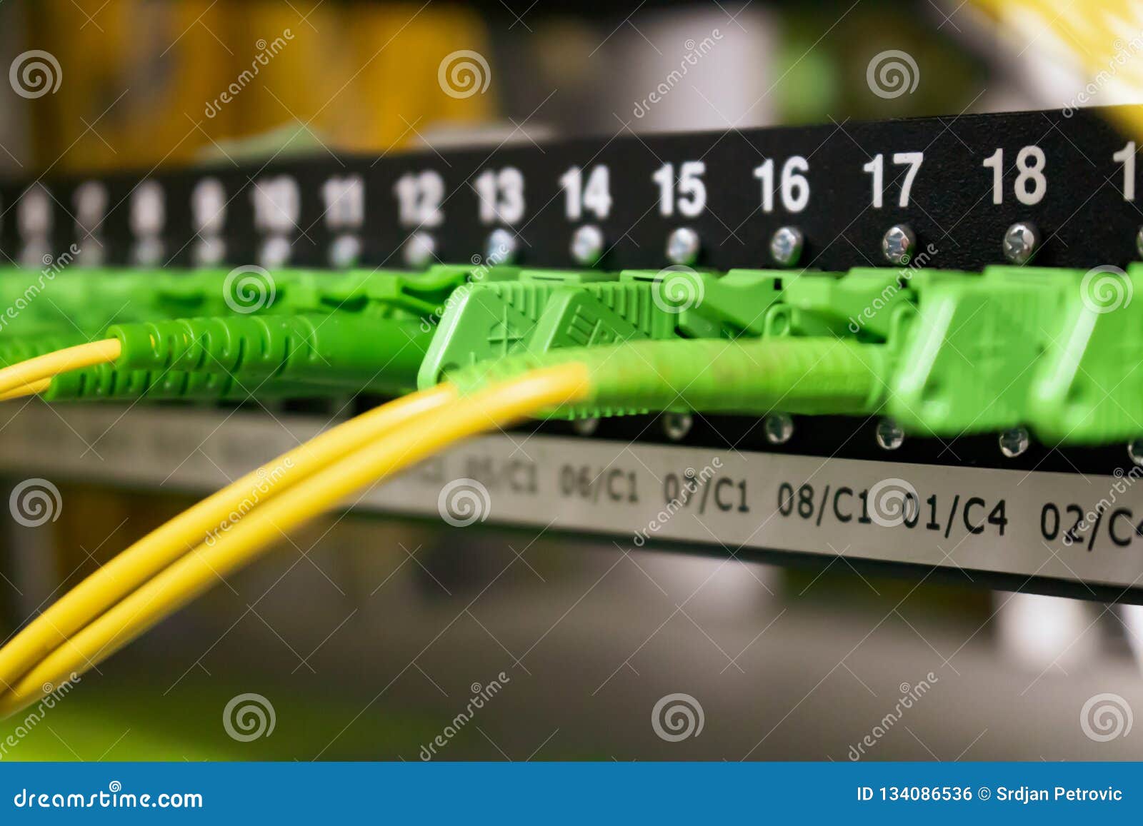 Fiber Optic Cables, Internet, Communication, Network Stock Photo ...