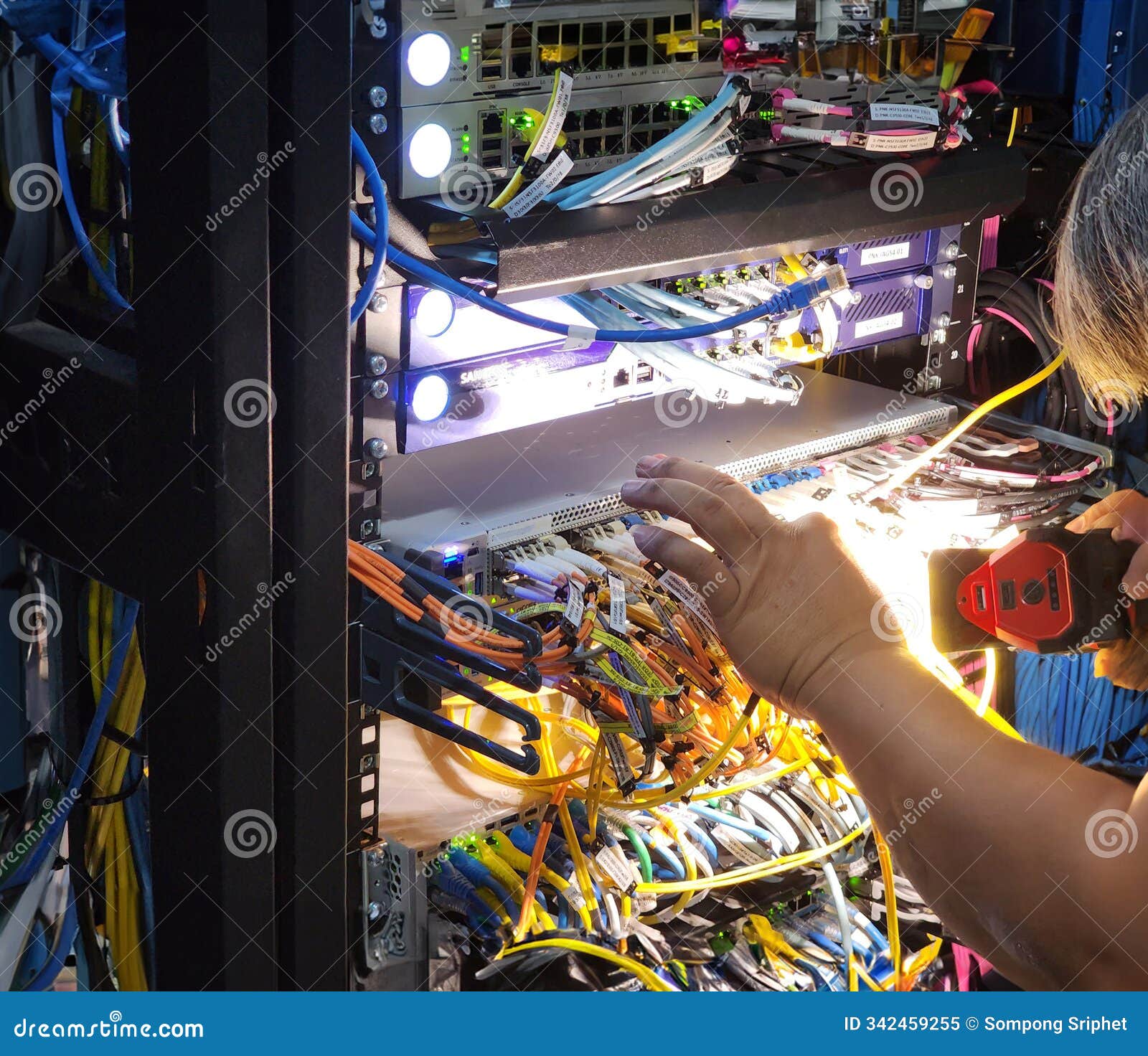 Fiber Optic Cables, Network, System, Server Room System Maintenance by ...