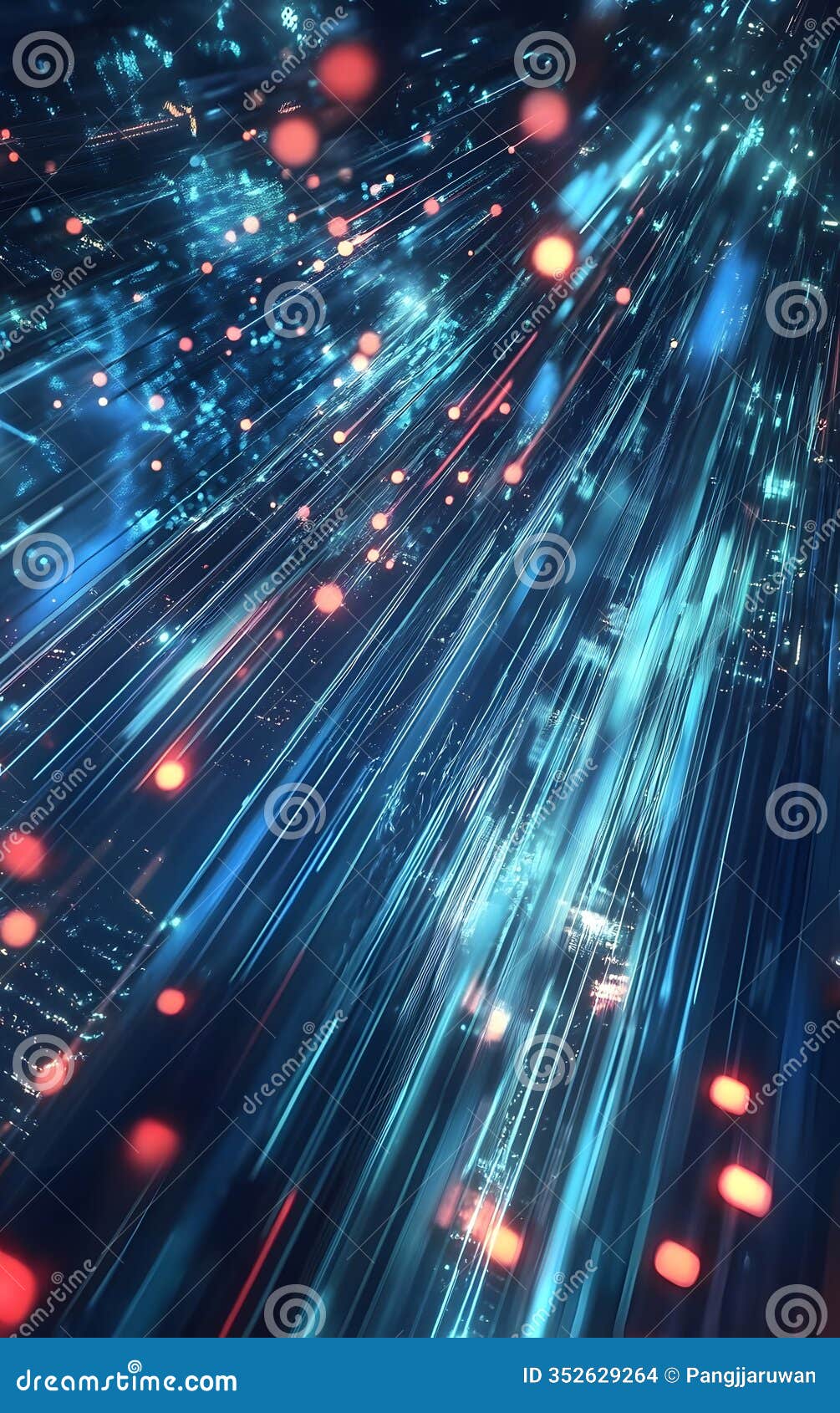 Fiber Optic Cables Symbolizing the Next Step in Technology Innovation ...