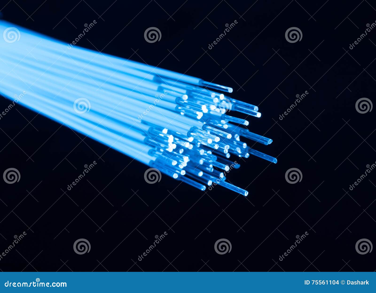 Fiber Optic for Communication Stock Photo - Image of globe, flow: 75561104