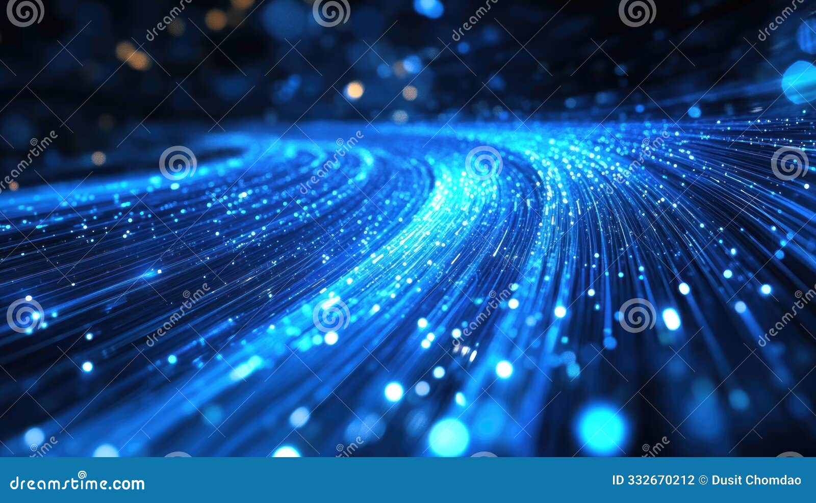 Fiber Optic Communication Networks, Visualizing Light Transmission and ...