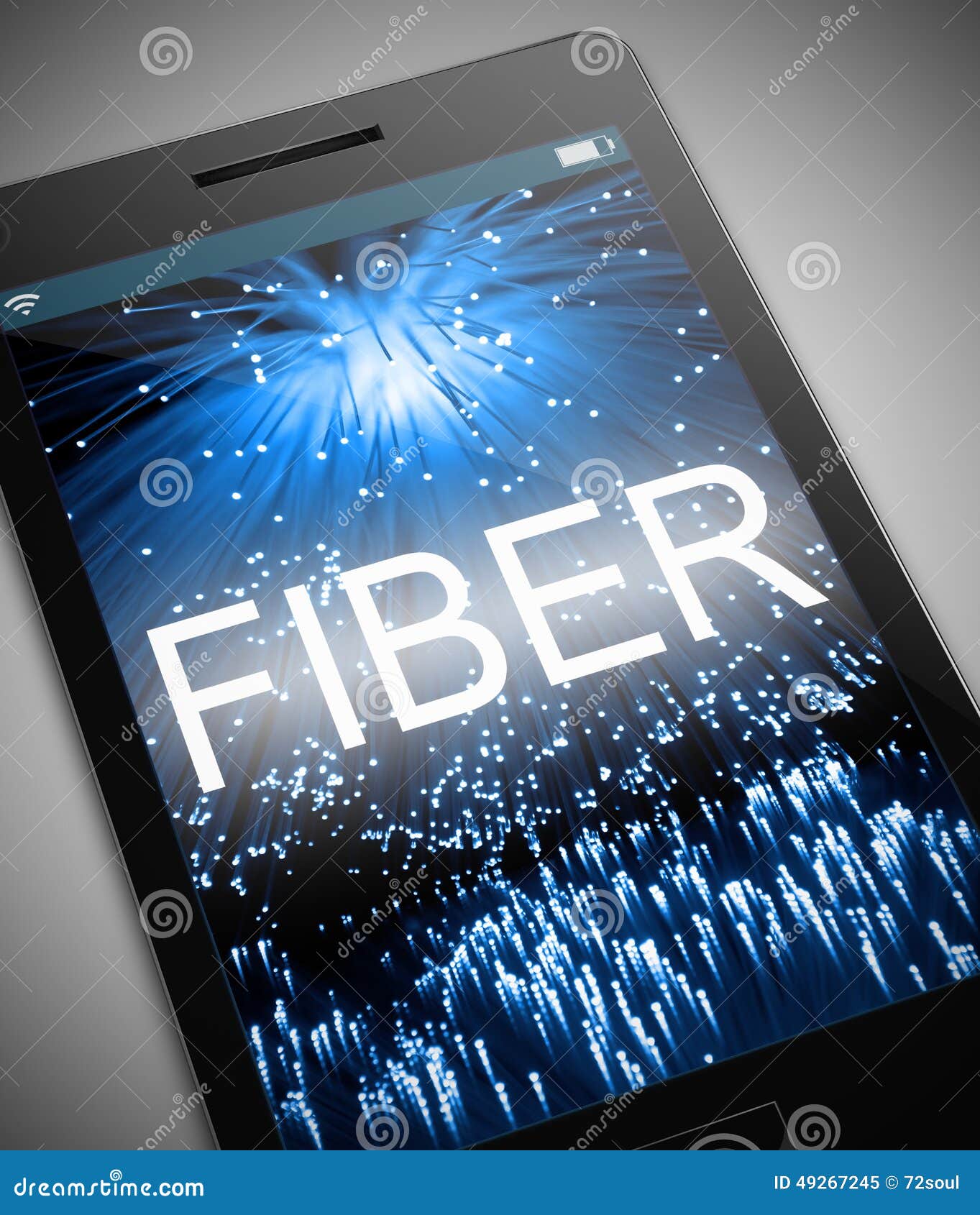 Fiber optic concept. stock illustration. Illustration of speed - 49267245