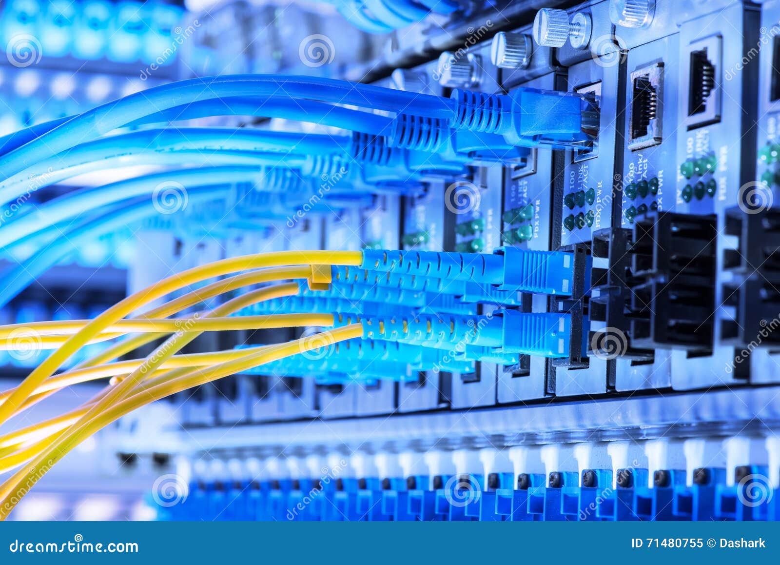Fiber optic equipment stock image. Image of equipment - 71480755