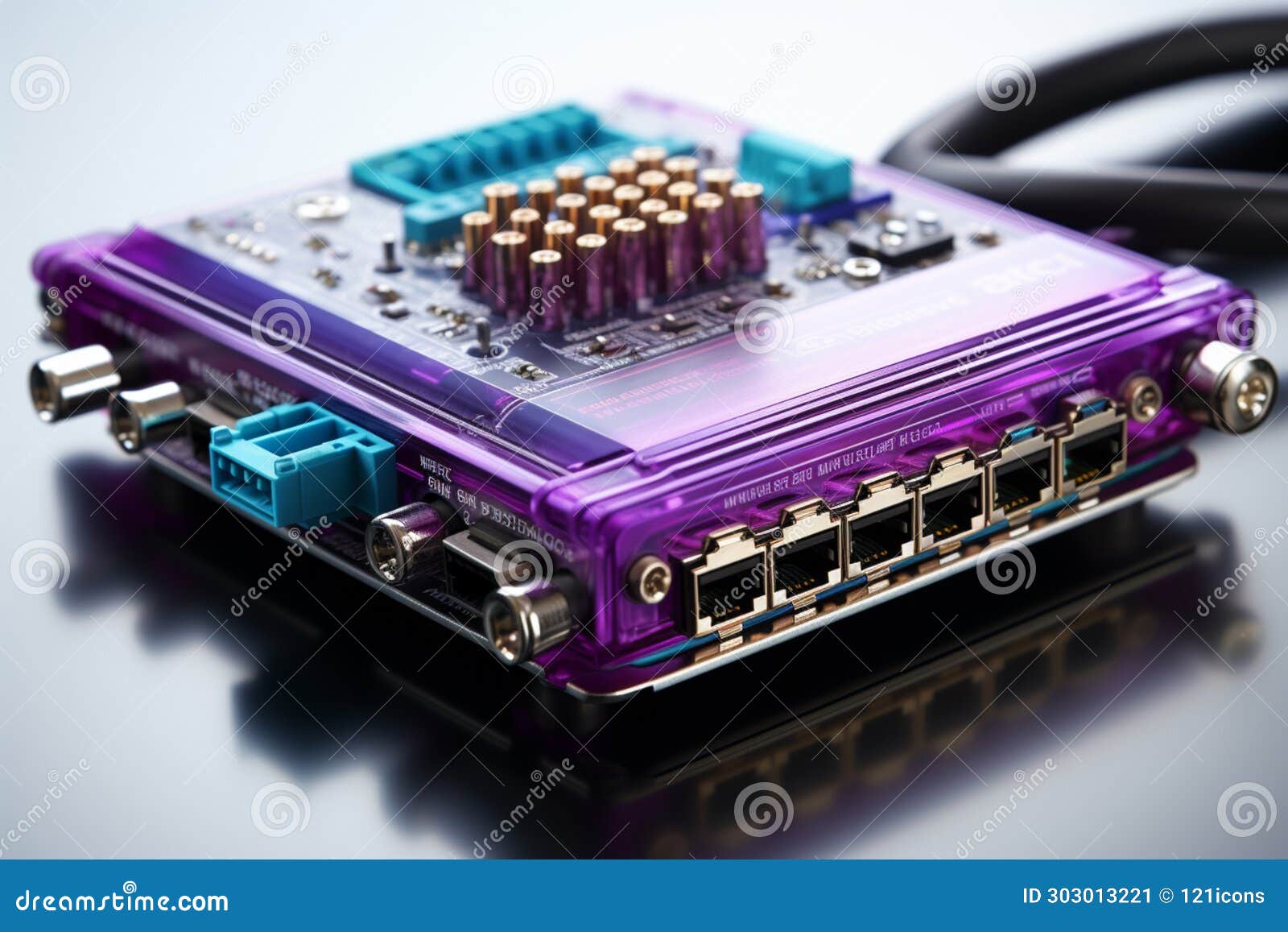 Fiber Optic Interconnect Unit Stock Illustration - Illustration of ...