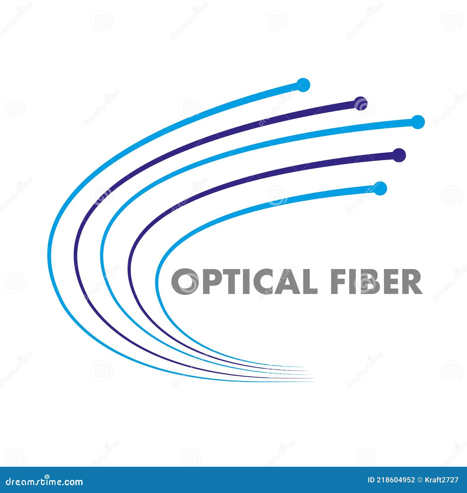 Fiber optic logo stock vector. Illustration of concept - 218604952 Fiber optic logo stock vector. Illustration of concept - 218604952