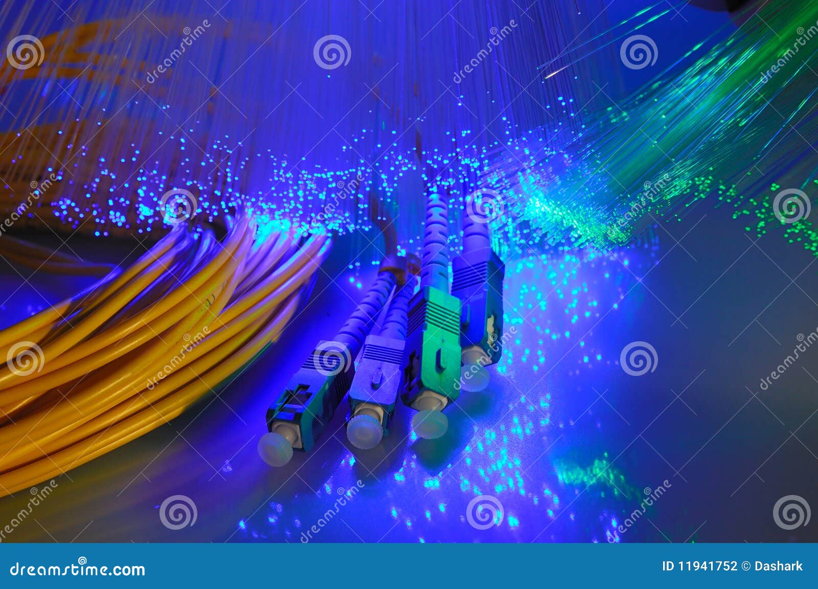 Fiber Optical Background Stock Photography - Image: 11941752