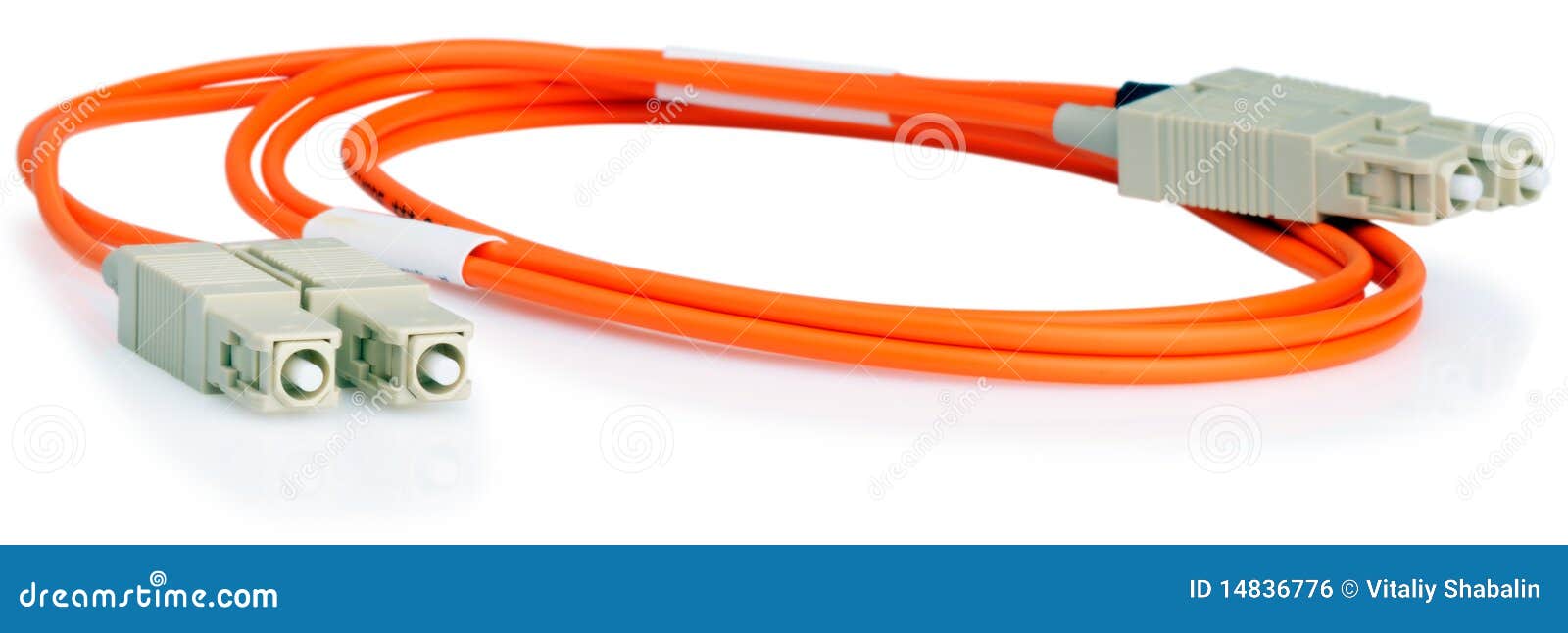 Fiber optical cable stock photo. Image of selective, data - 14836776