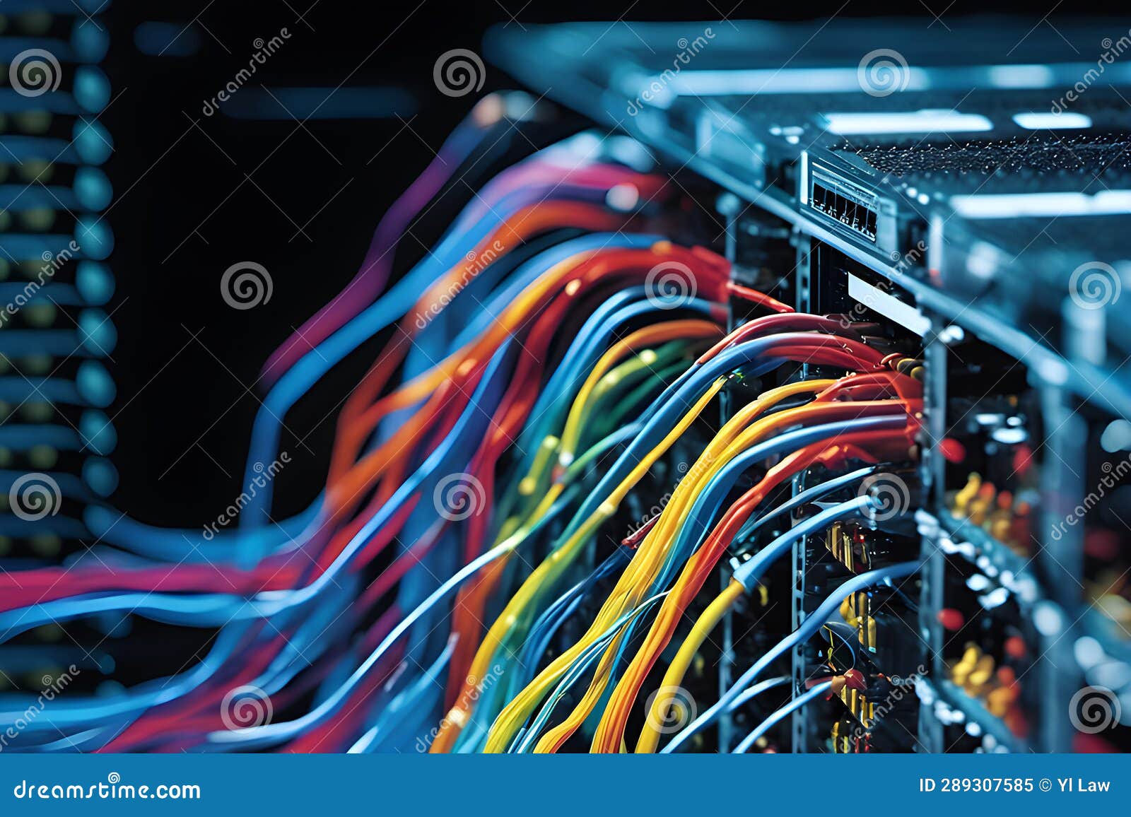 .a Fiber Optical Connector Interface Editorial Image - Image of storage ...