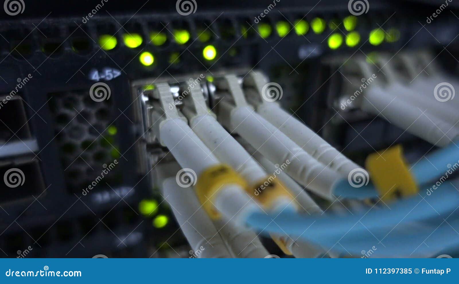 Fiber Optical Connector Interface. Information Technology Computer ...