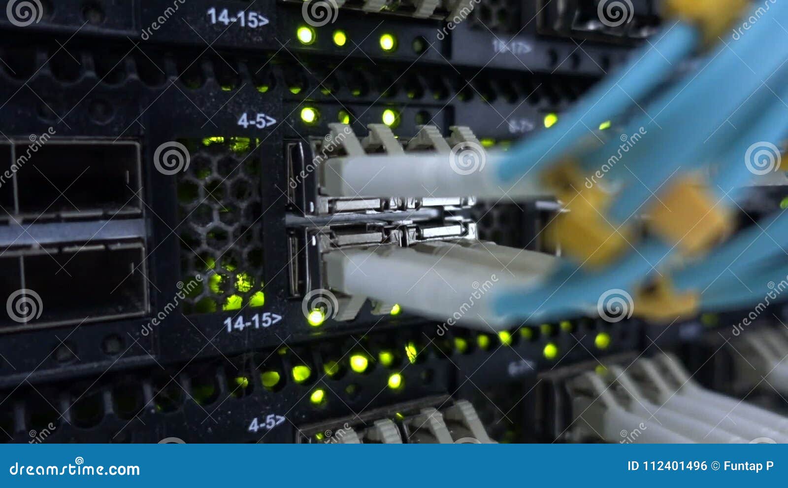 Fiber Optical Connector Interface. Information Technology Computer ...