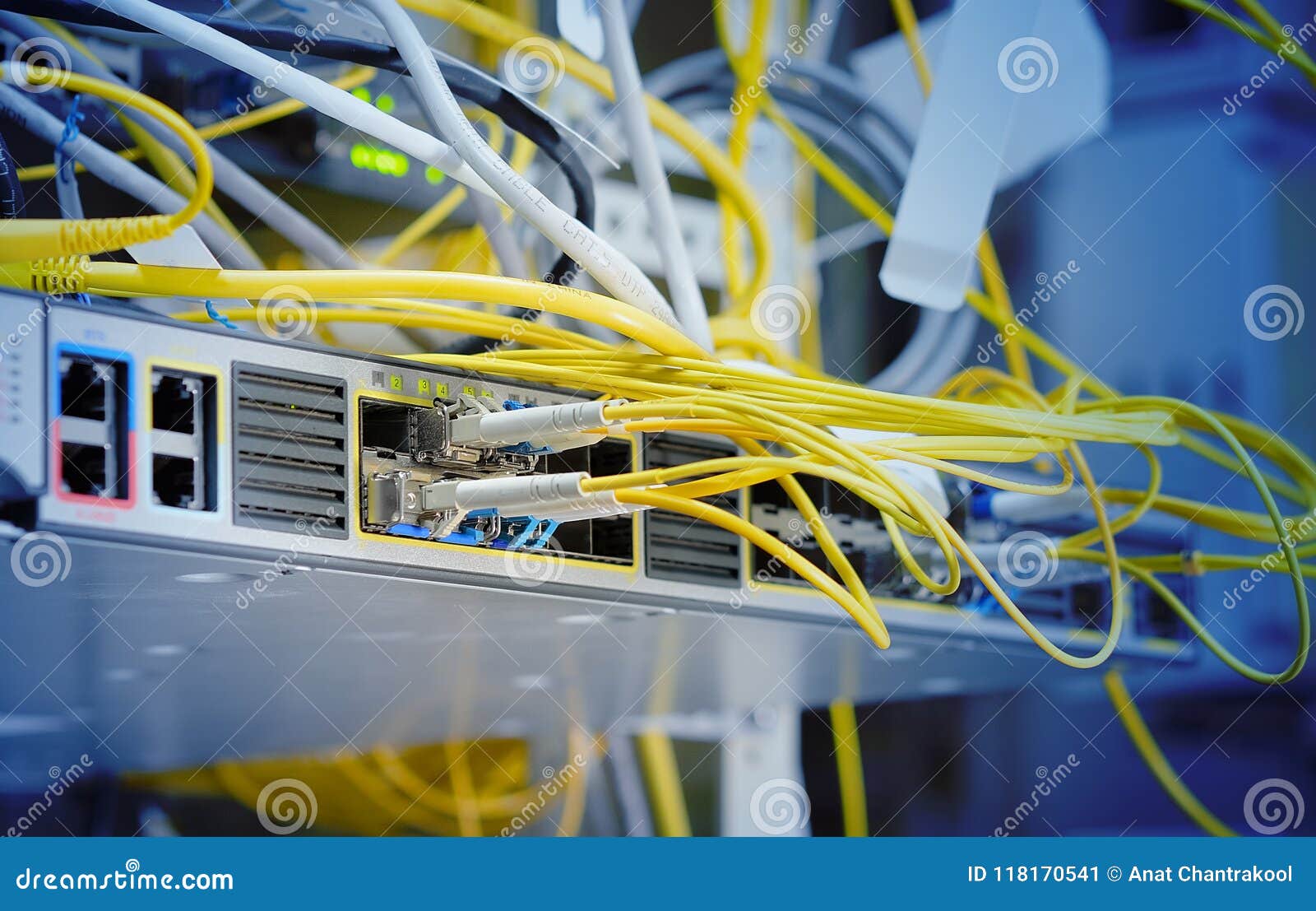 The fiber optical network stock image. Image of networking - 118170541