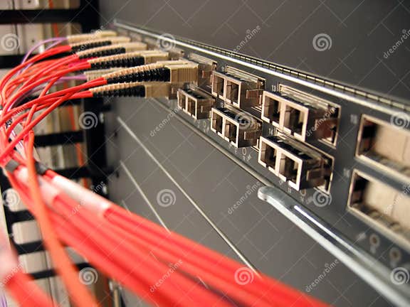 Fiber Optical Network stock image. Image of cables, networking - 955067