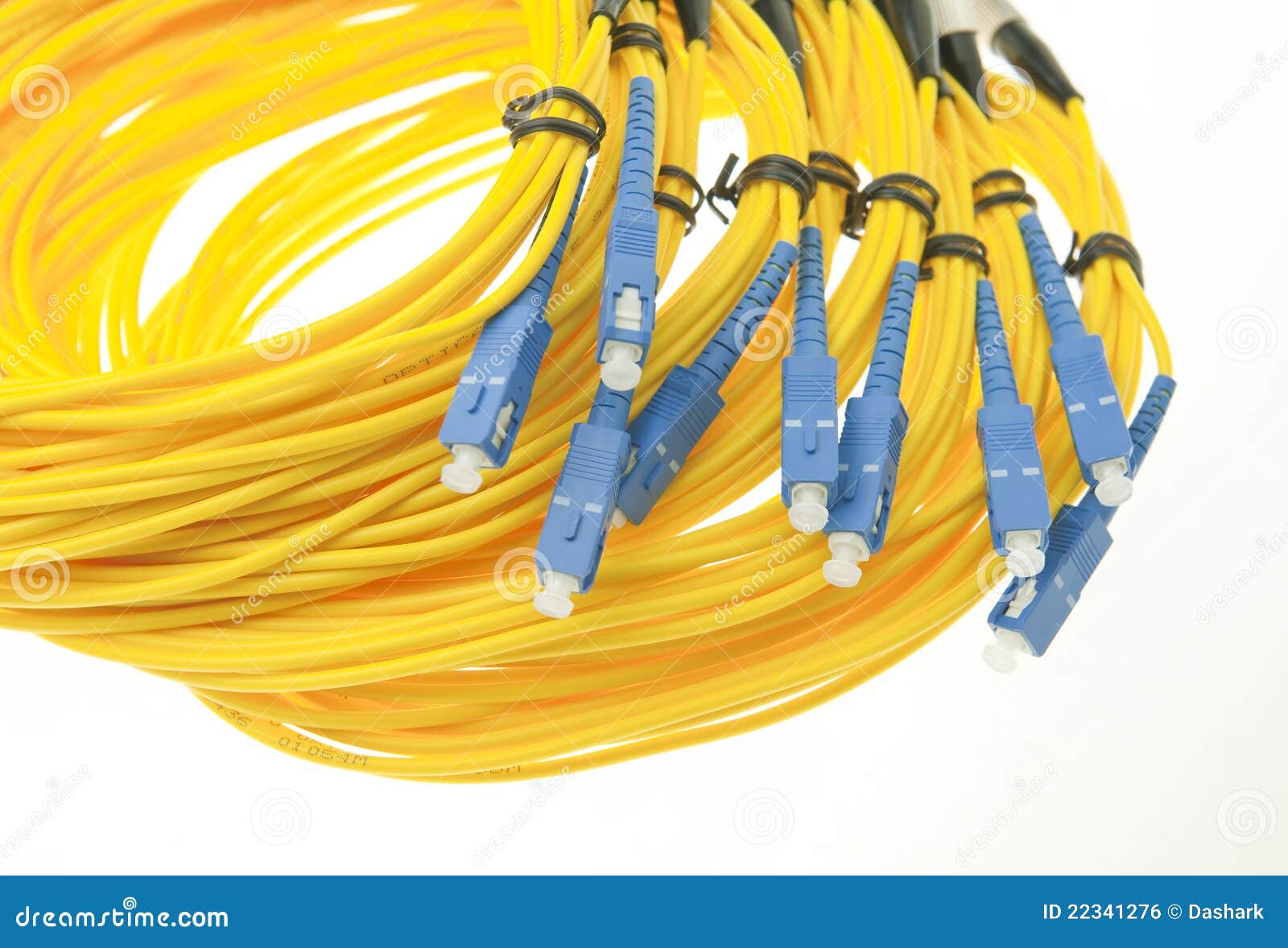 Fiber Optical Network Cable Stock Photo - Image of communication ...