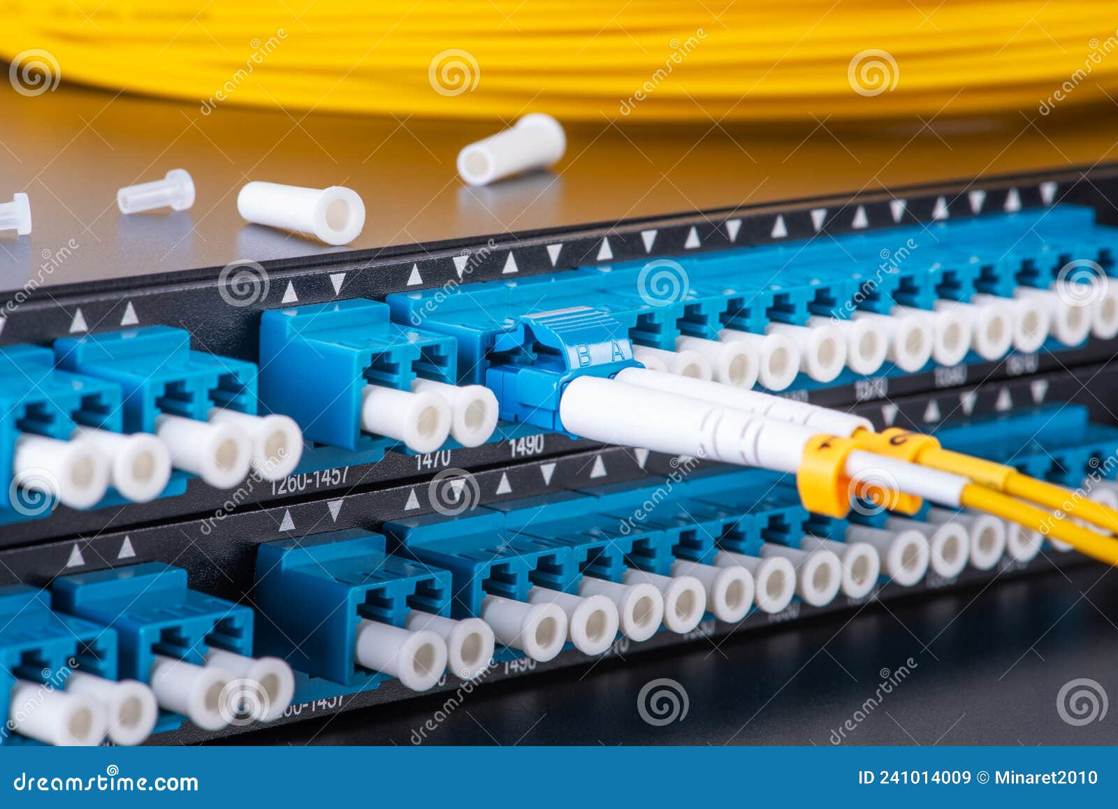 Fiber Optical Patch Cord Cables with Panel of Passive CWDM Filter Stock ...