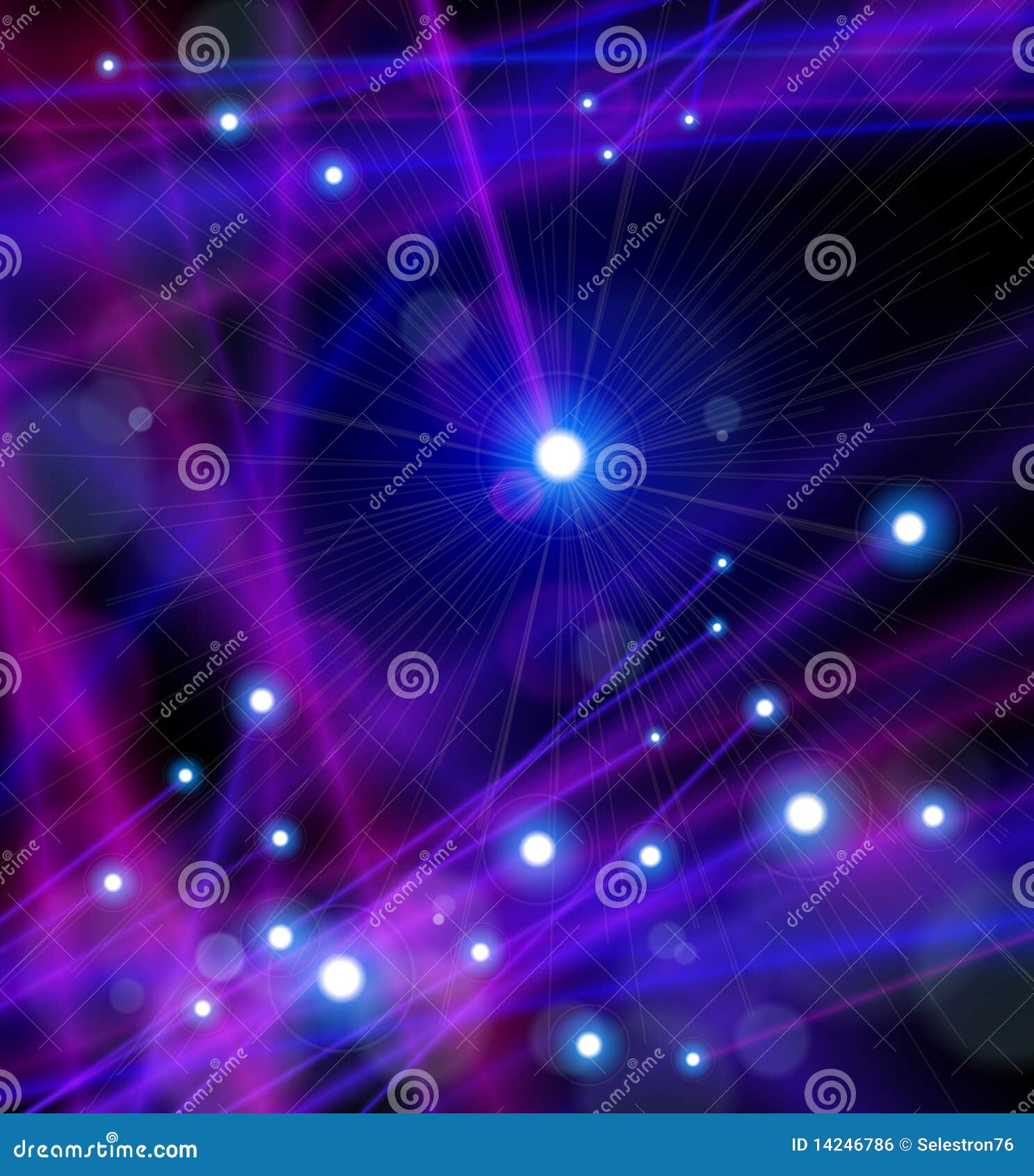 Fiber Optics Color Magical Lights Stock Vector - Illustration of ...