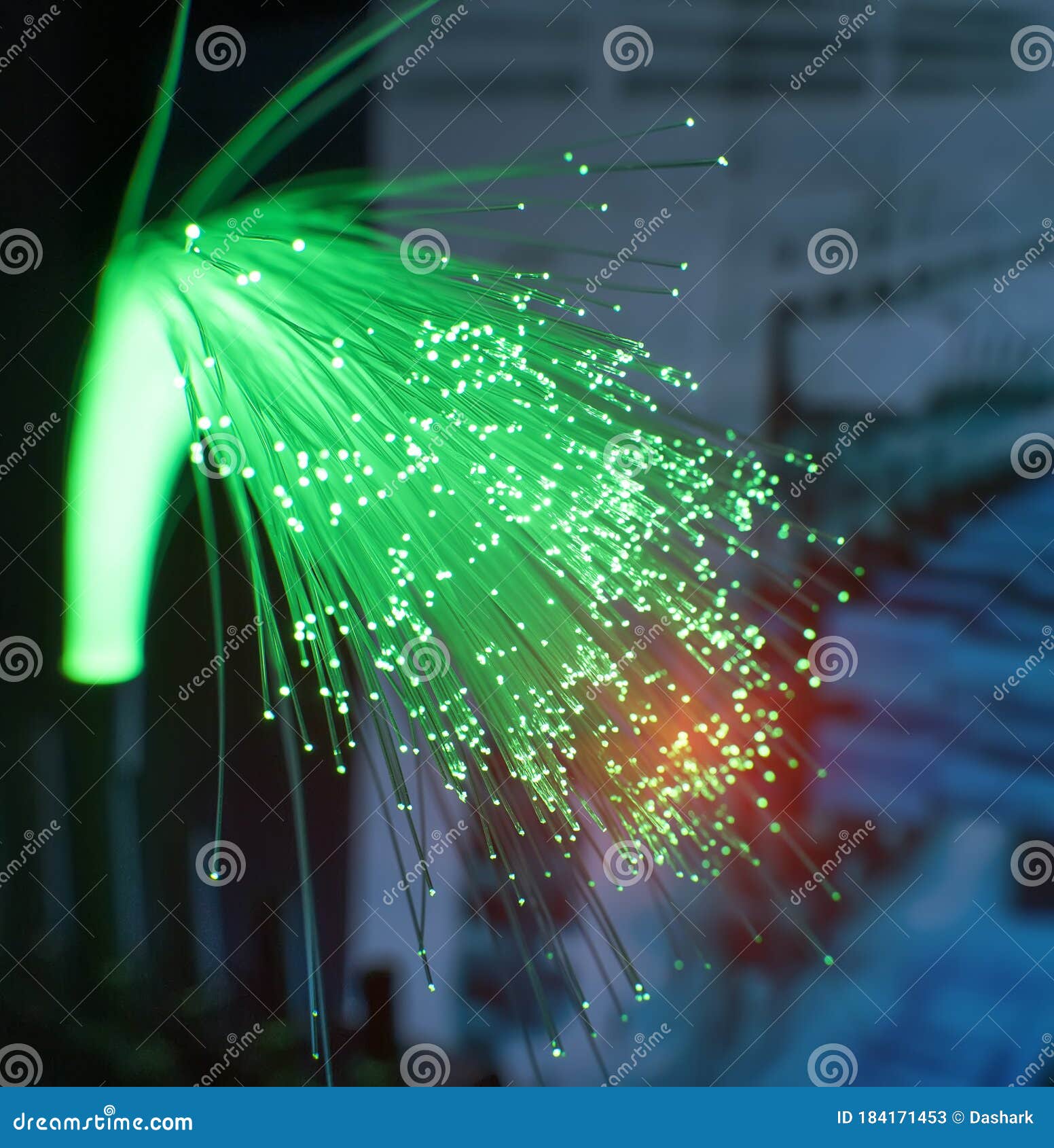 Fiber Optics Lights Background Stock Image - Image of information ...
