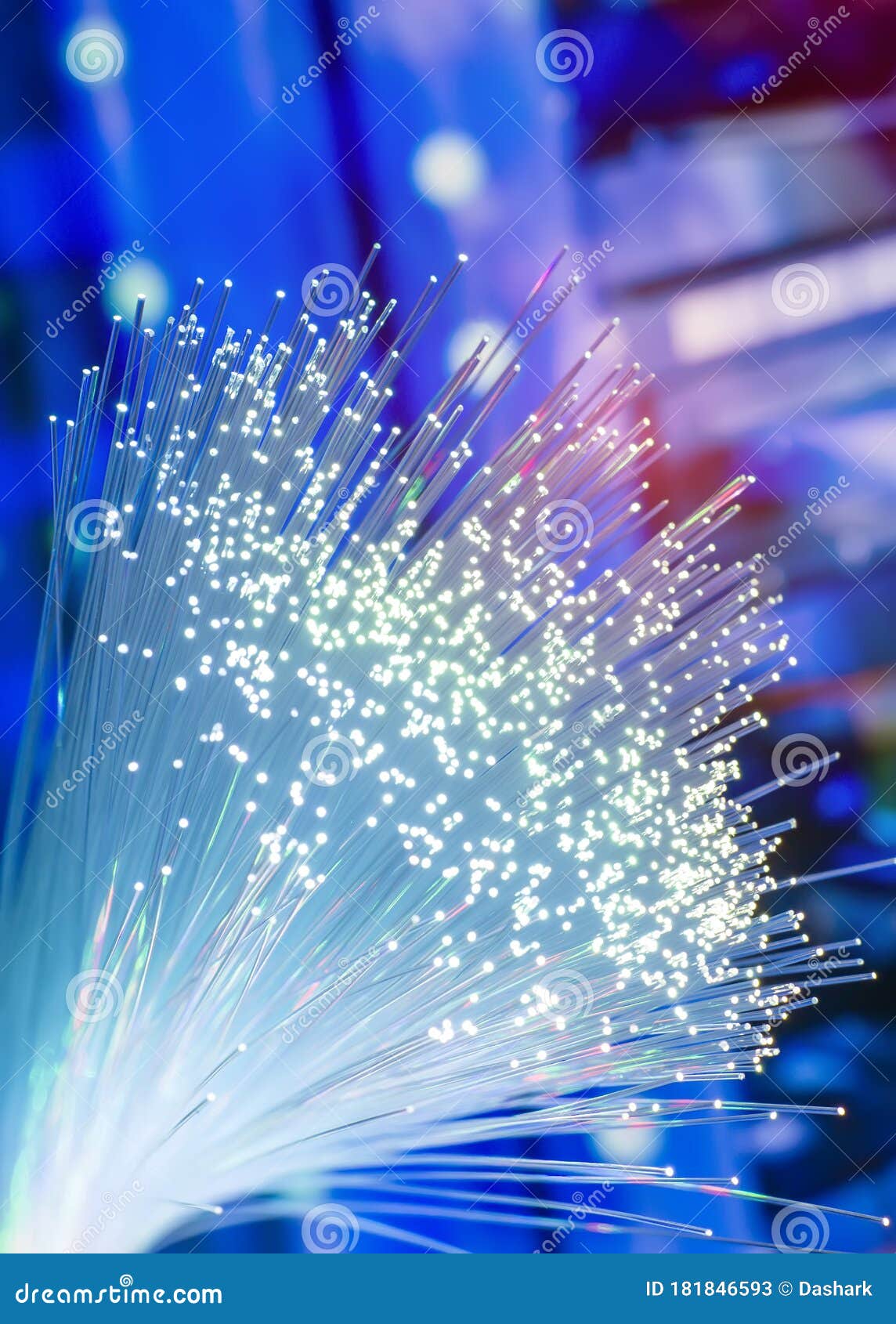 Fiber optics network cable stock image. Image of backdrop - 181846593