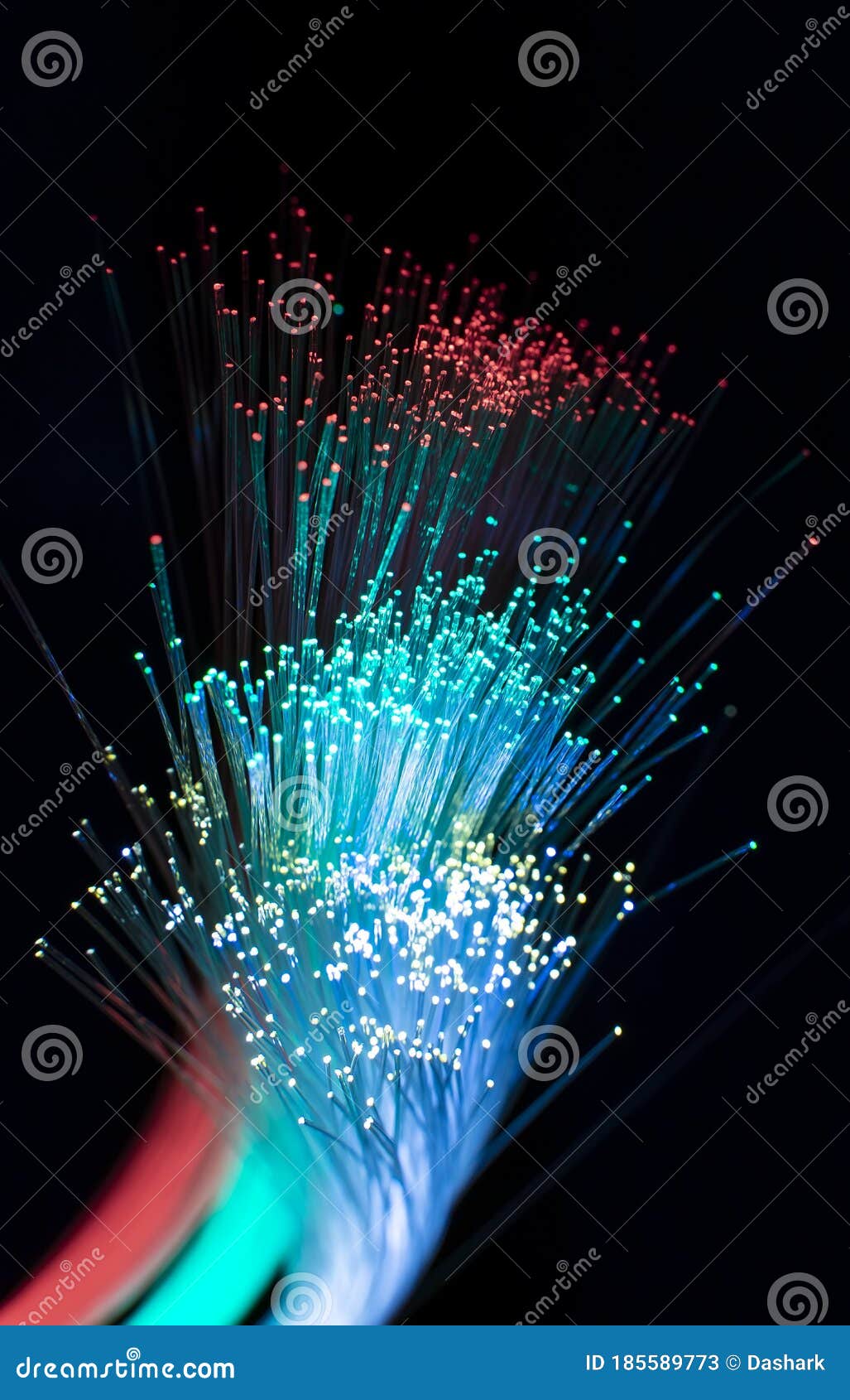 Fiber Optics Network Cable for Ultra Fast Internet Communications Stock ...