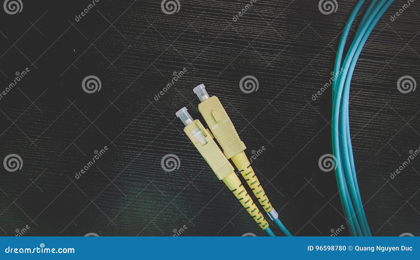 Fiber Patch Cord stock photo. Image of cable, networking - 96598780