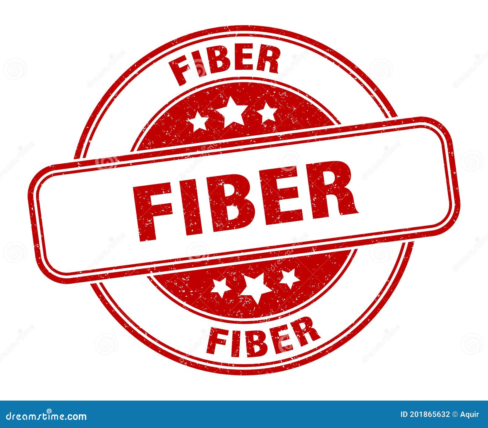 Fiber Stamp. Fiber Label. Round Grunge Sign Stock Vector - Illustration ...