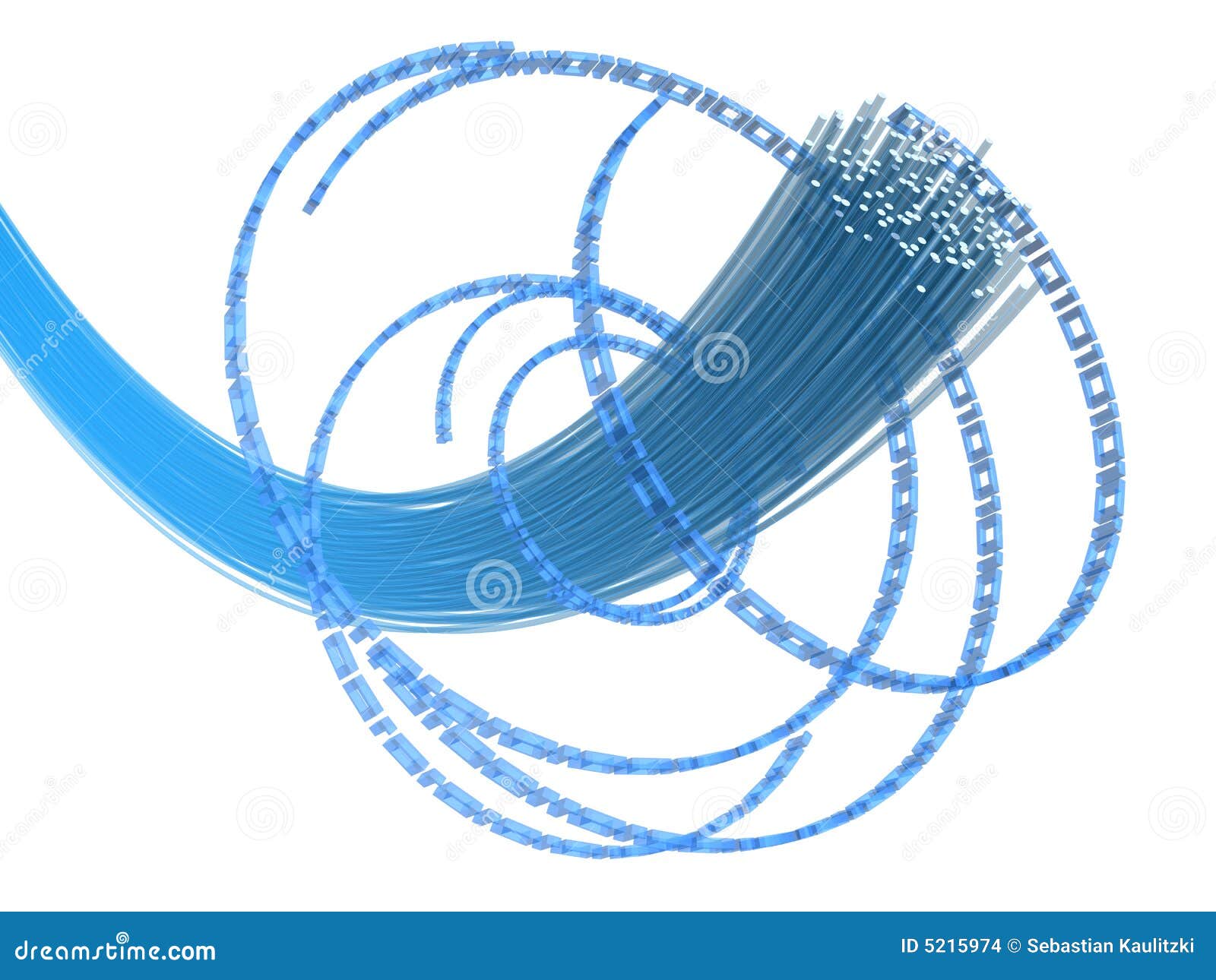 Fiber wire stock illustration. Illustration of modern - 5215974
