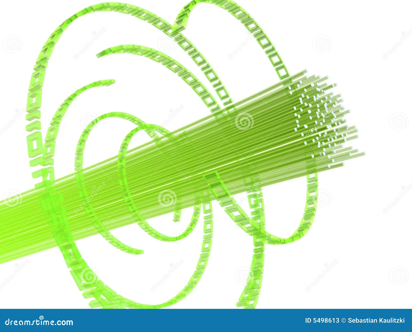 Fiber wire stock illustration. Illustration of high, electronic - 5498613