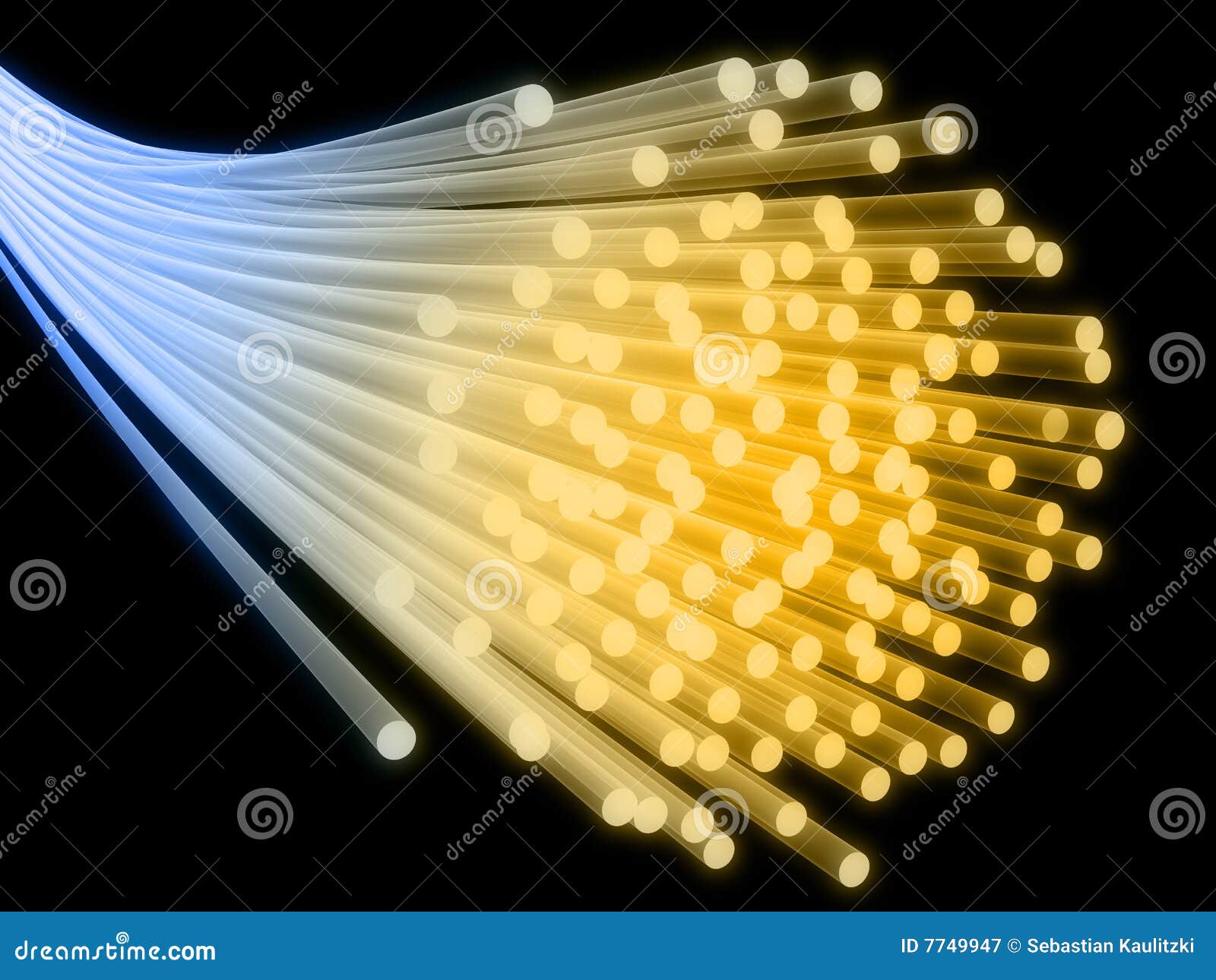 Fiber wire stock illustration. Illustration of electronics - 7749947