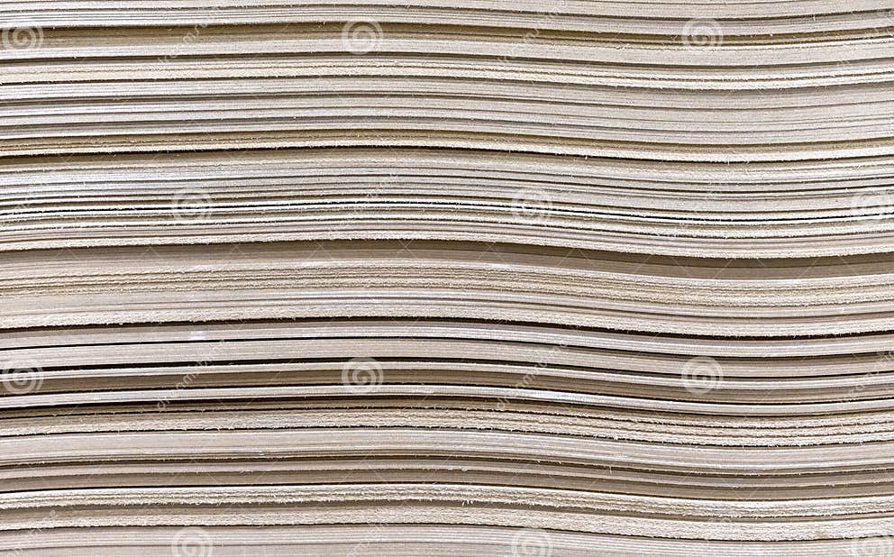 Fiberboard Sheets in a Stack. Hardboard for Thermal Insulation and ...